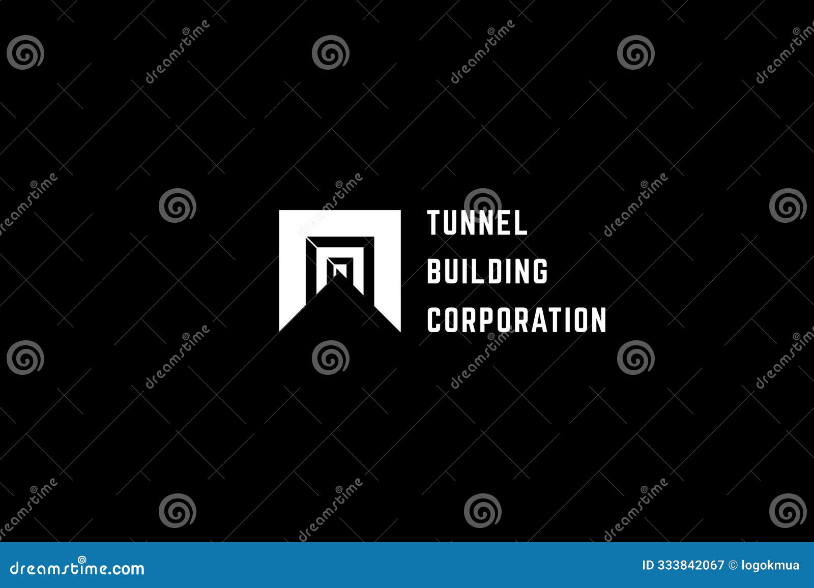 Tunel Building Logo Cartoon Vector | CartoonDealer.com #333842067