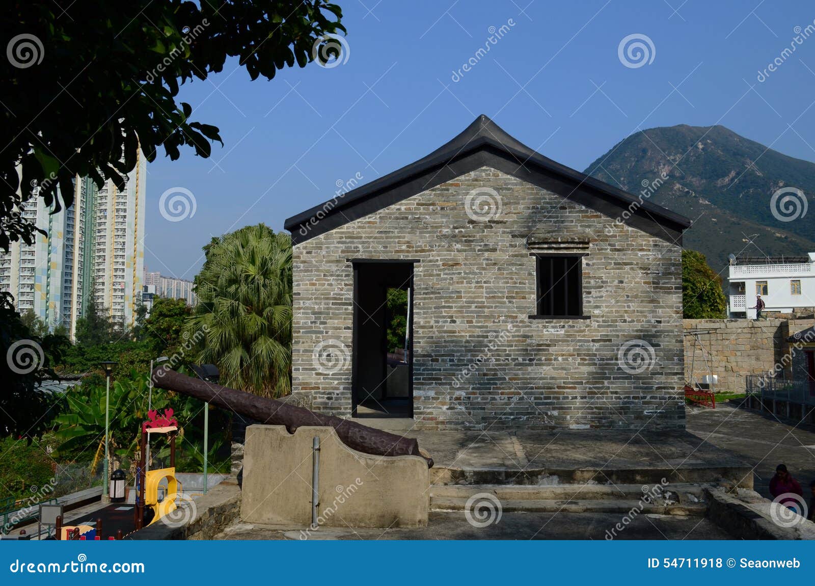 Tung Chung Fort stock photo. Image of spanish, monument - 54711918
