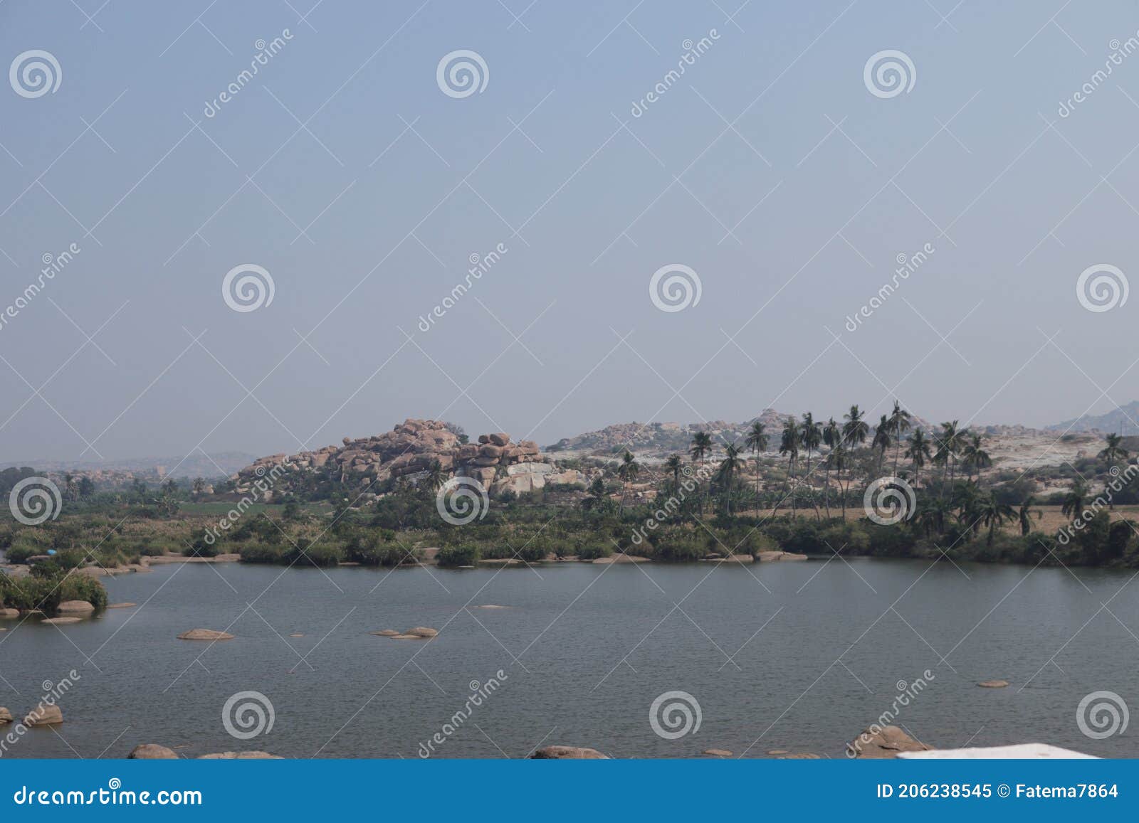 Tungabhadra River - Flowing through Hampi, Karnataka - India Tourism ...