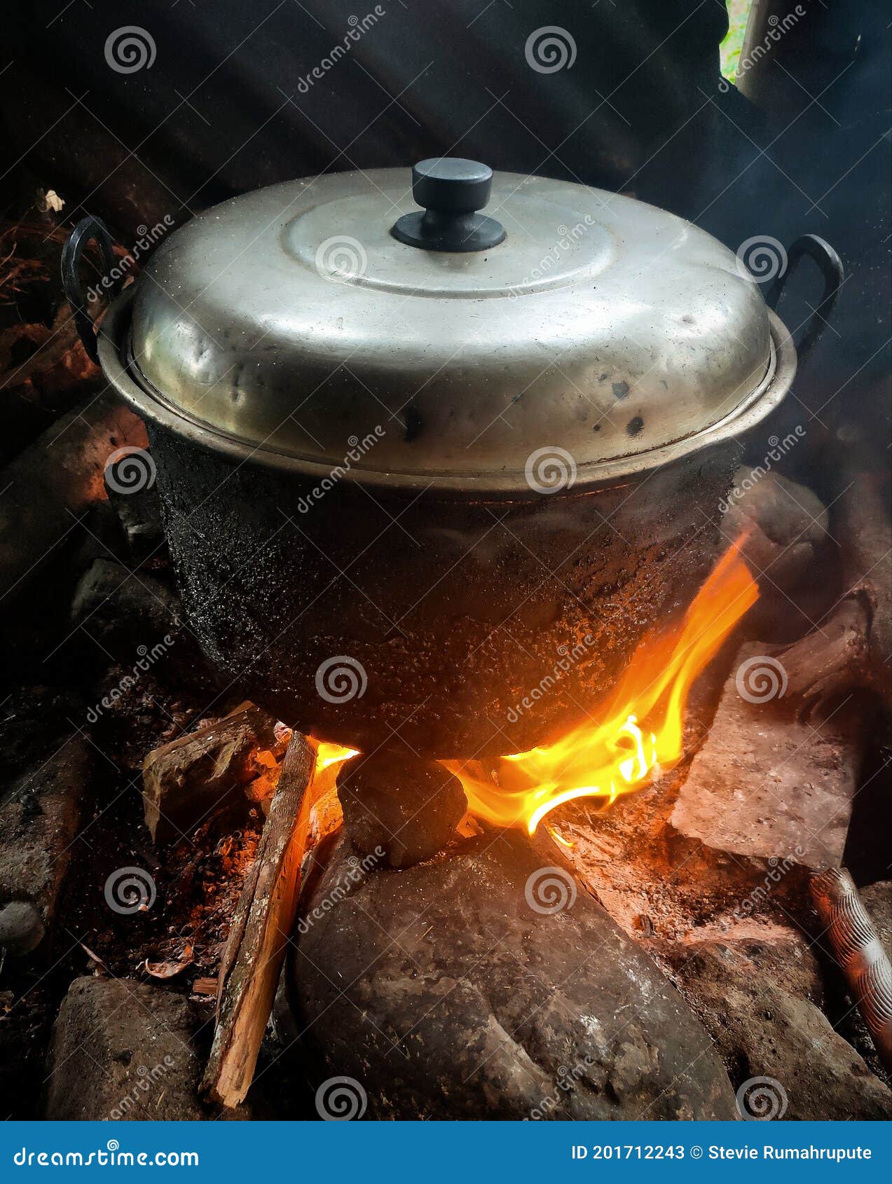 Tungku Name, Cook Hot Water in a Saucepan Stock Image - Image of tungku ...