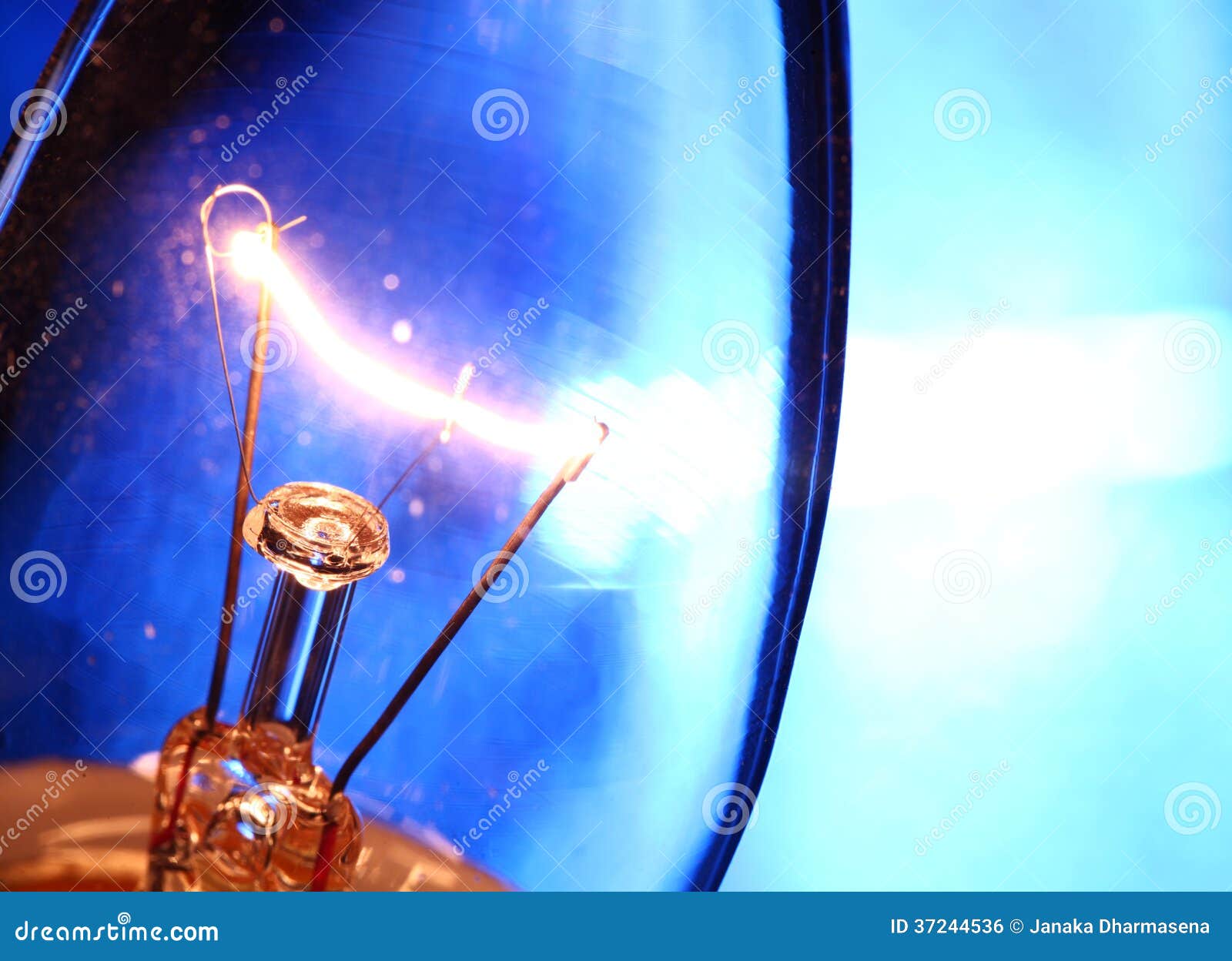 Tungsten Bulb stock photo. Image of electricity, bright - 37244536