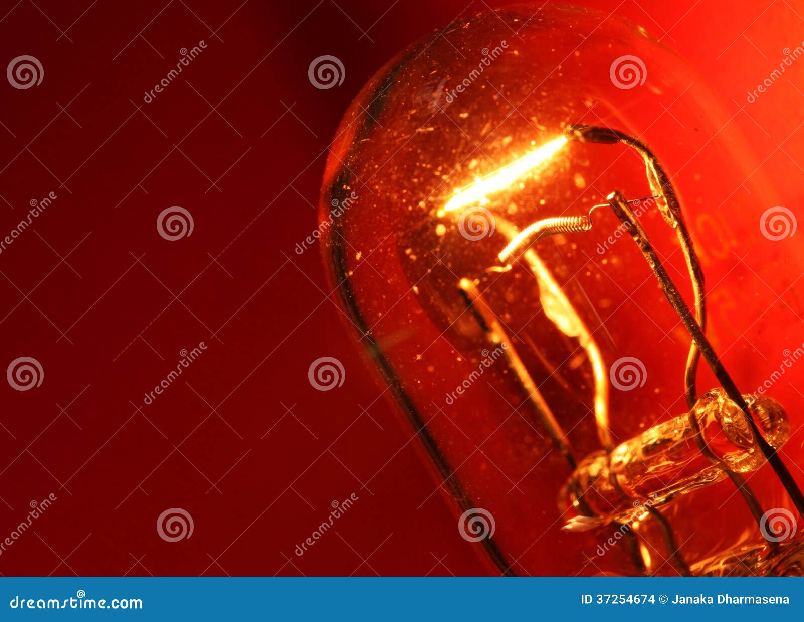 Tungsten Bulb stock photo. Image of reflection, power - 37254674