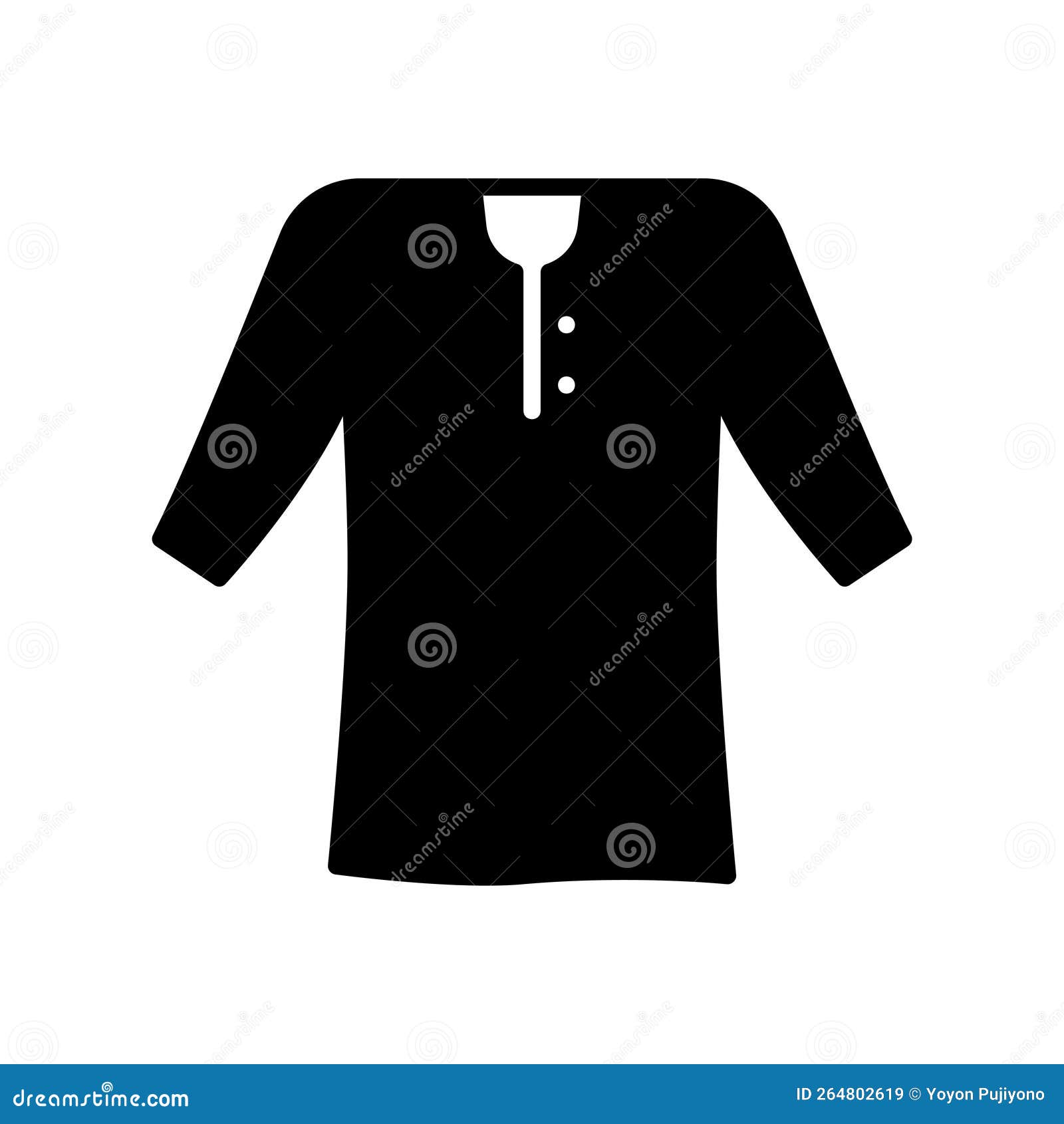 Tunic Icon As a Typical Arab Traditional Dress Stock Vector ...