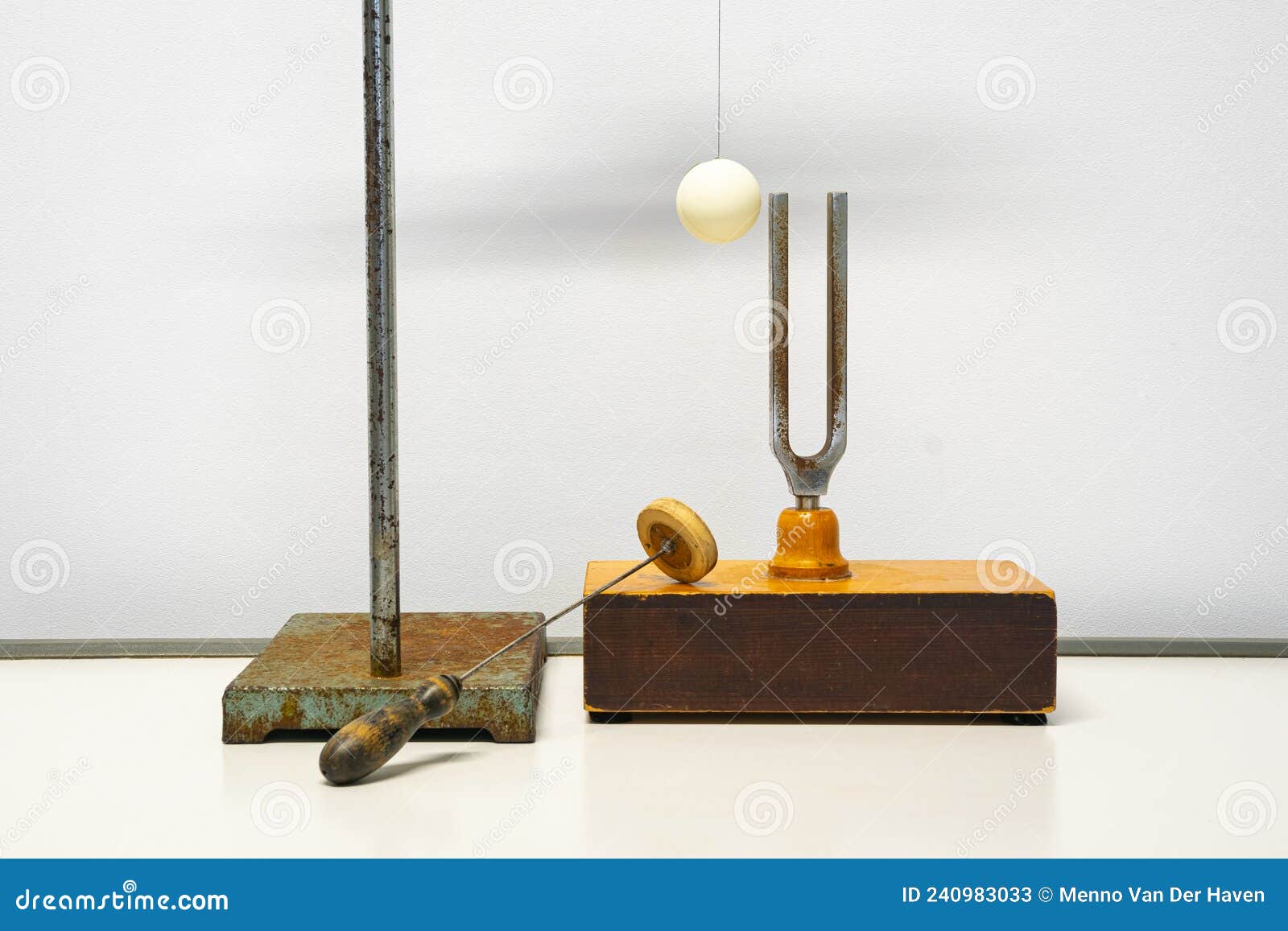 Tuning Fork Round Pattern On A Black Background, Centered Circular ...