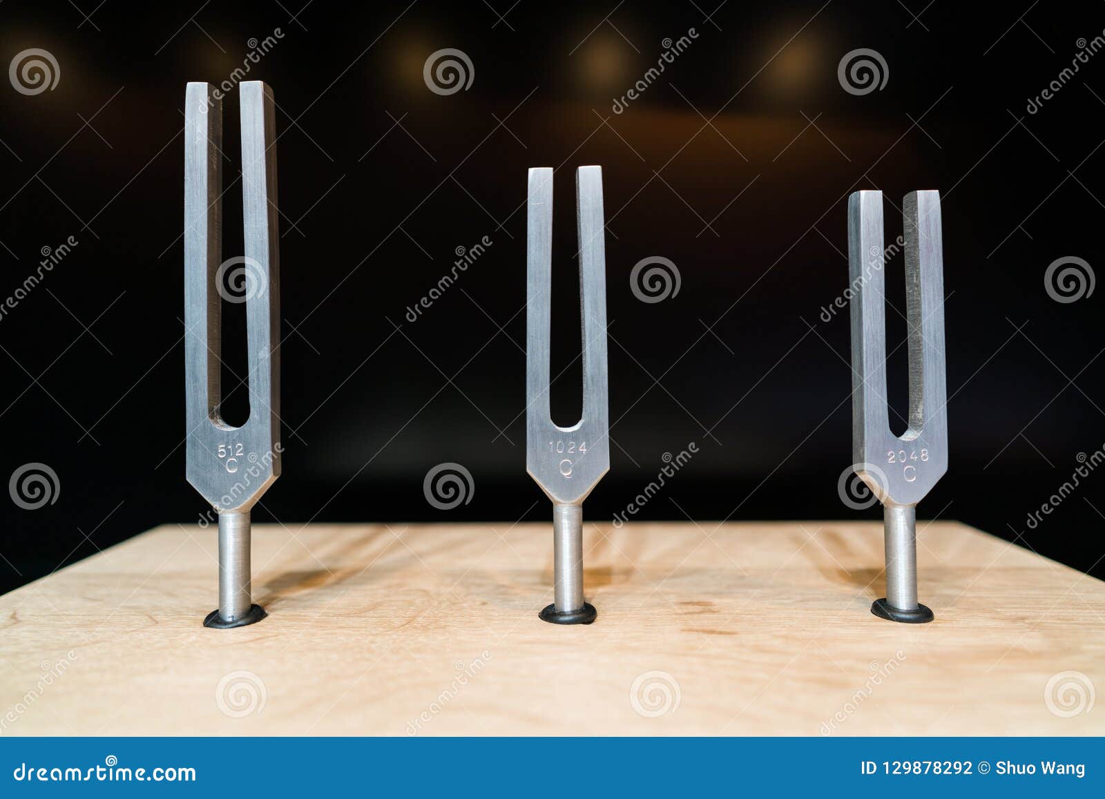 Tuning fork stock photo. Image of quality, sound, pronged - 129878292