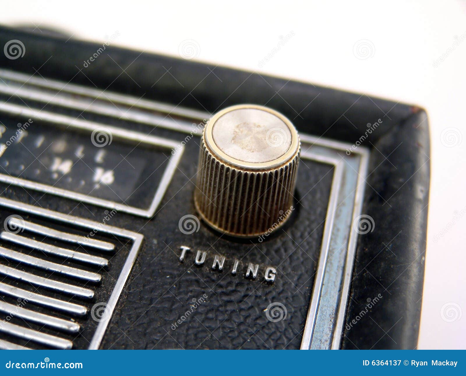 Tuning knob stock image. Image of transistor, receiver - 6364137