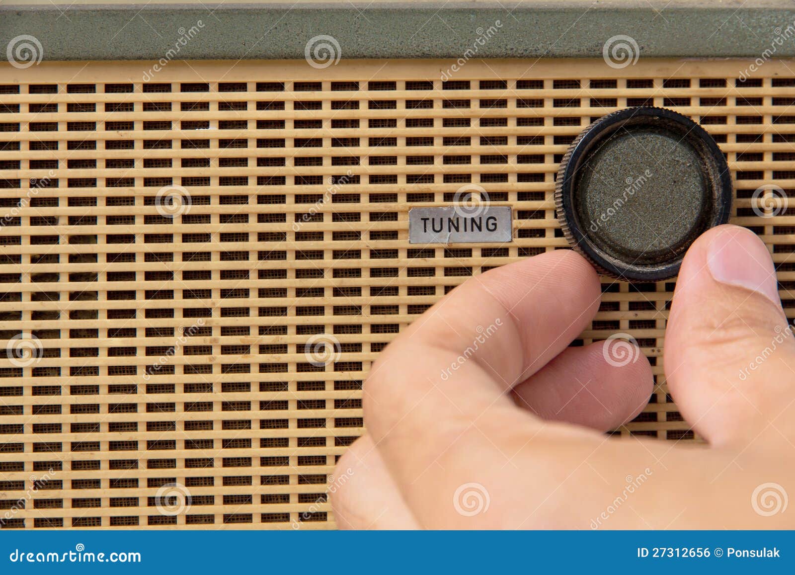 Tuning radio knob stock photo. Image of turning, tuning - 27312656