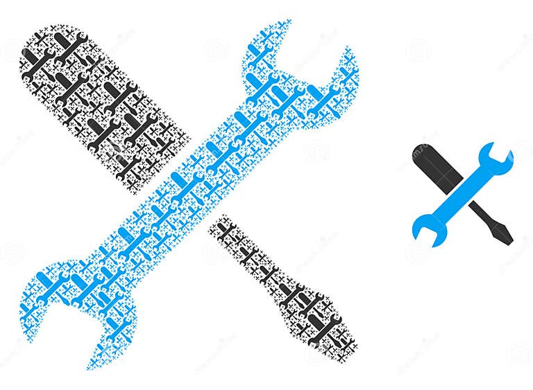 Tuning Recursive Icon Composition Stock Vector - Illustration of ...