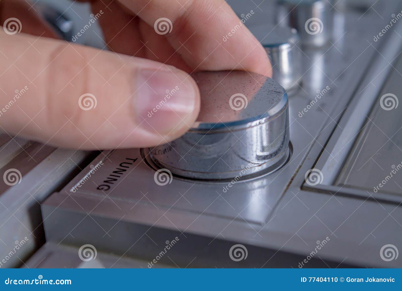 Tuning stock photo. Image of buttons, knob, circle, fashioned - 77404110