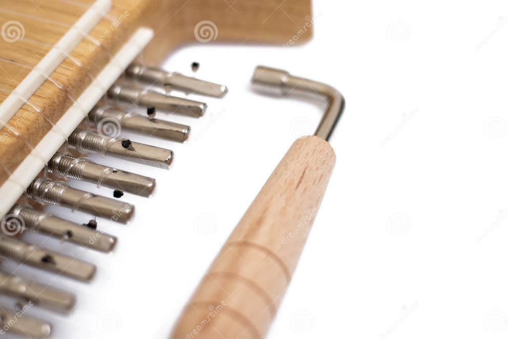 Tuning Tool for Stringed Instruments Stock Image - Image of tune, solo ...