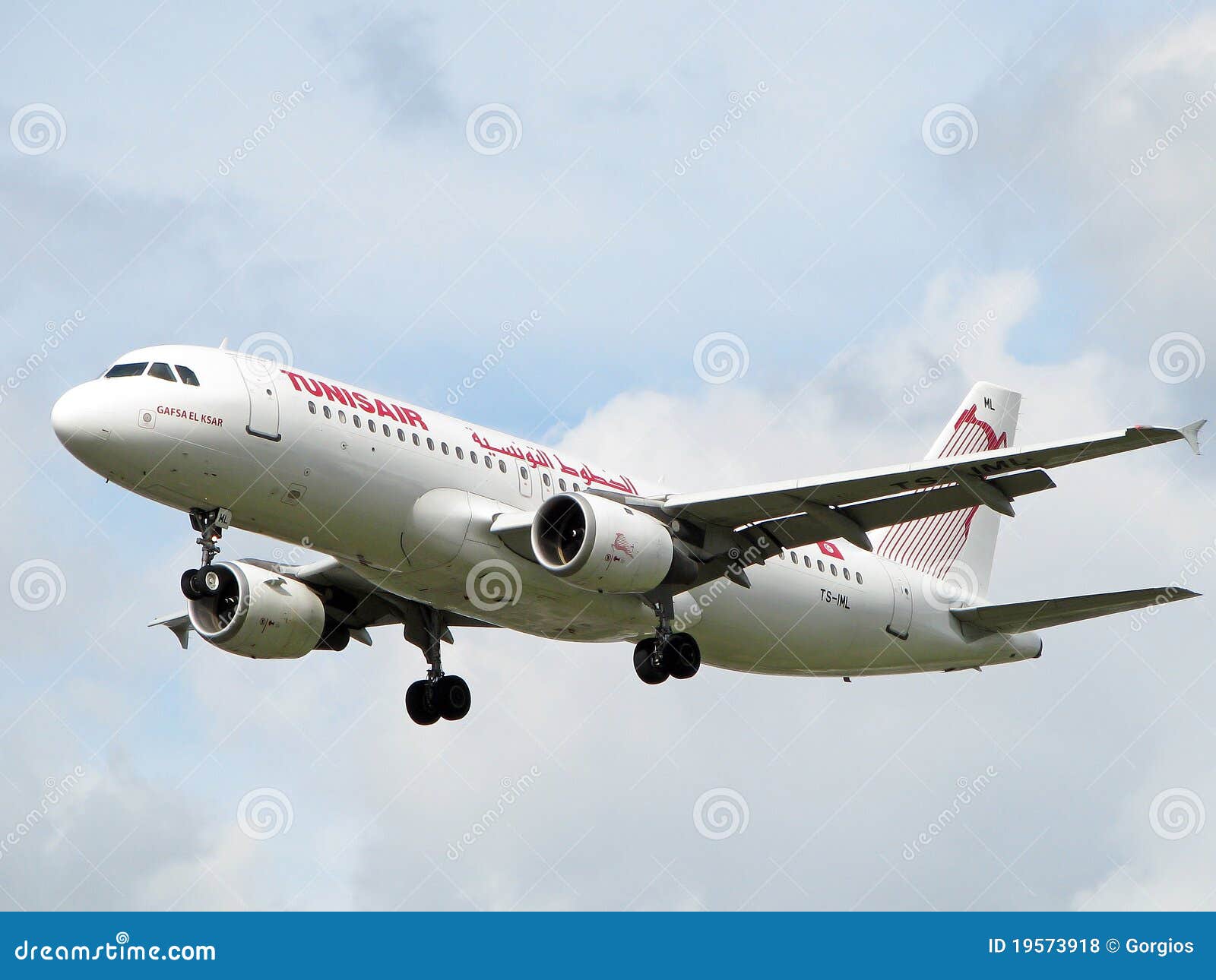 Tunisair aircraft editorial stock photo. Image of business - 19573918