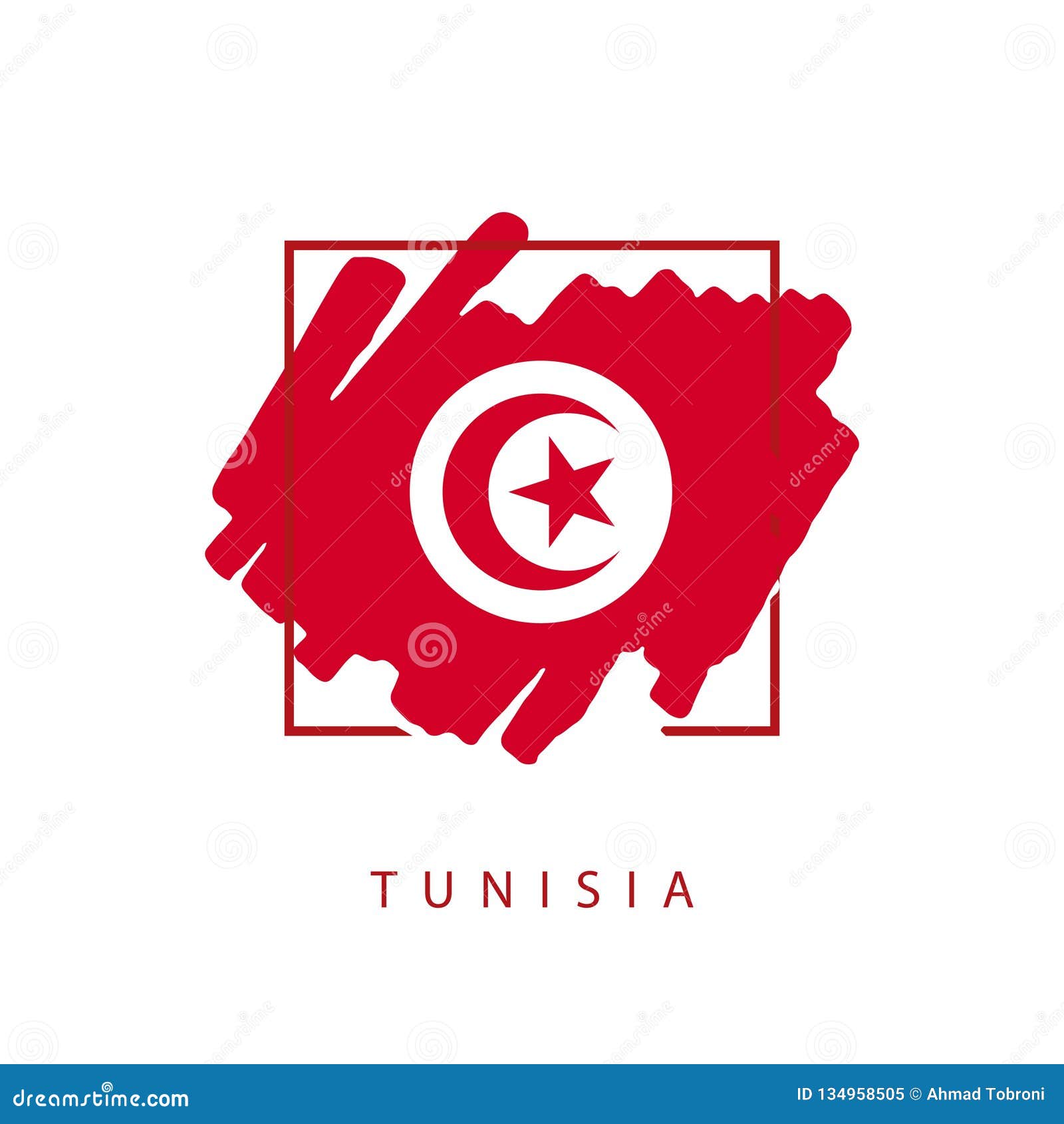 Tunisia Logo. Isolated Tunisia Architecture On White Background Vector ...