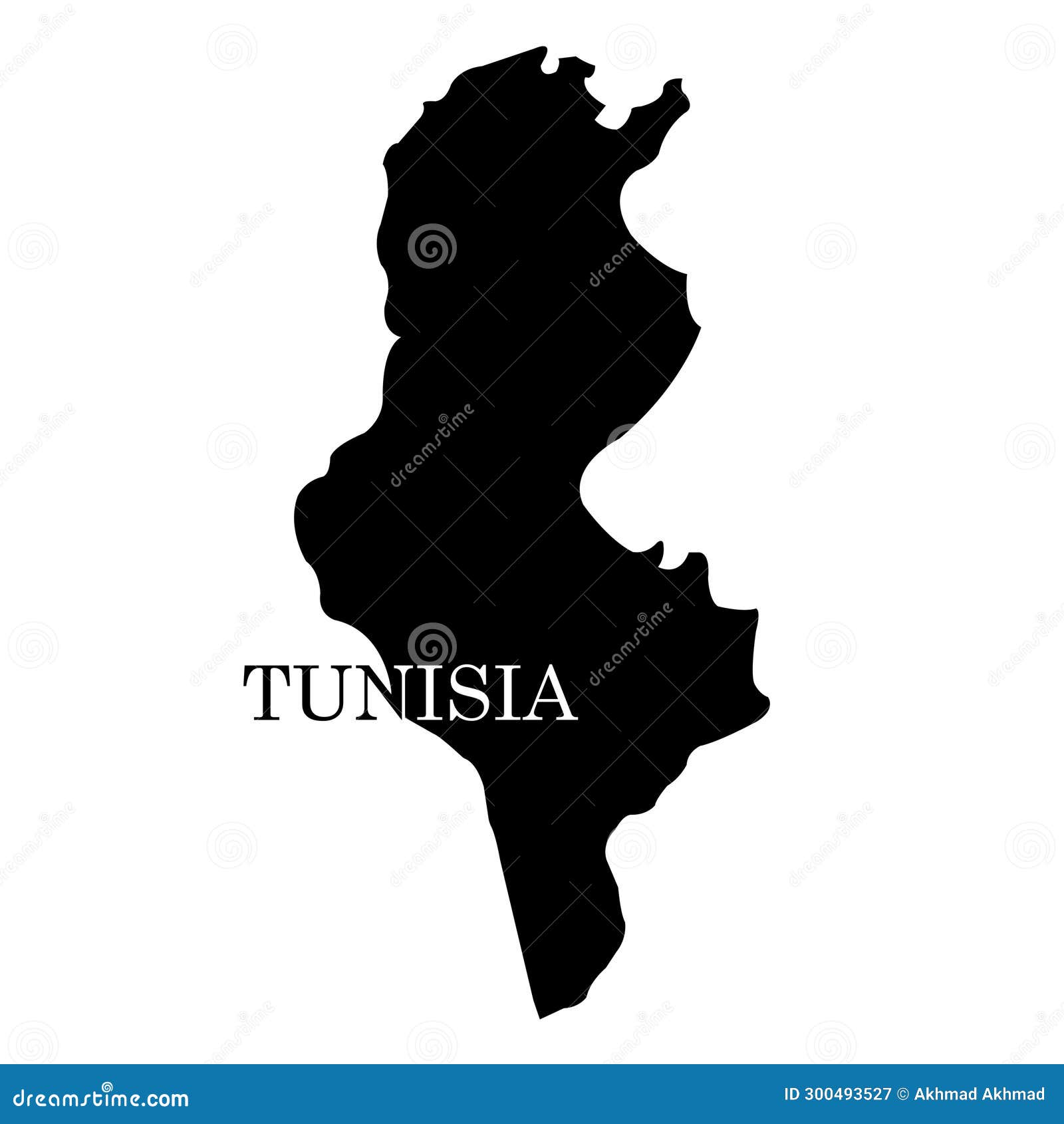 Tunisia country map vector stock vector. Illustration of patriot ...