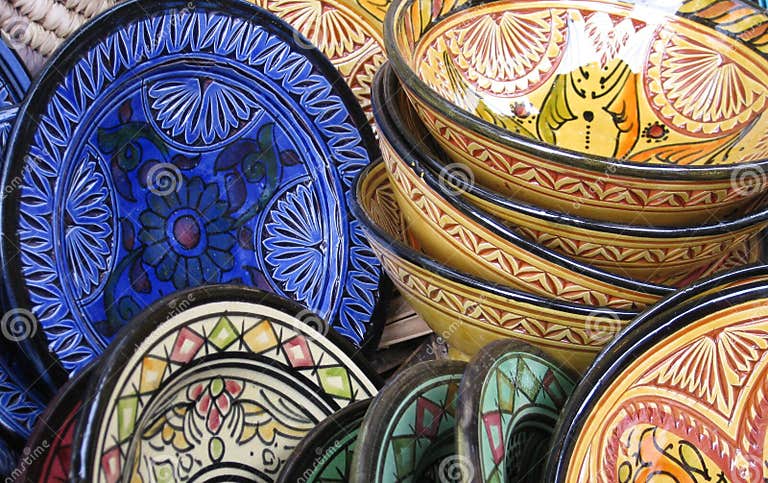 Tunisian pottery stock photo. Image of toristic, travel - 11297438