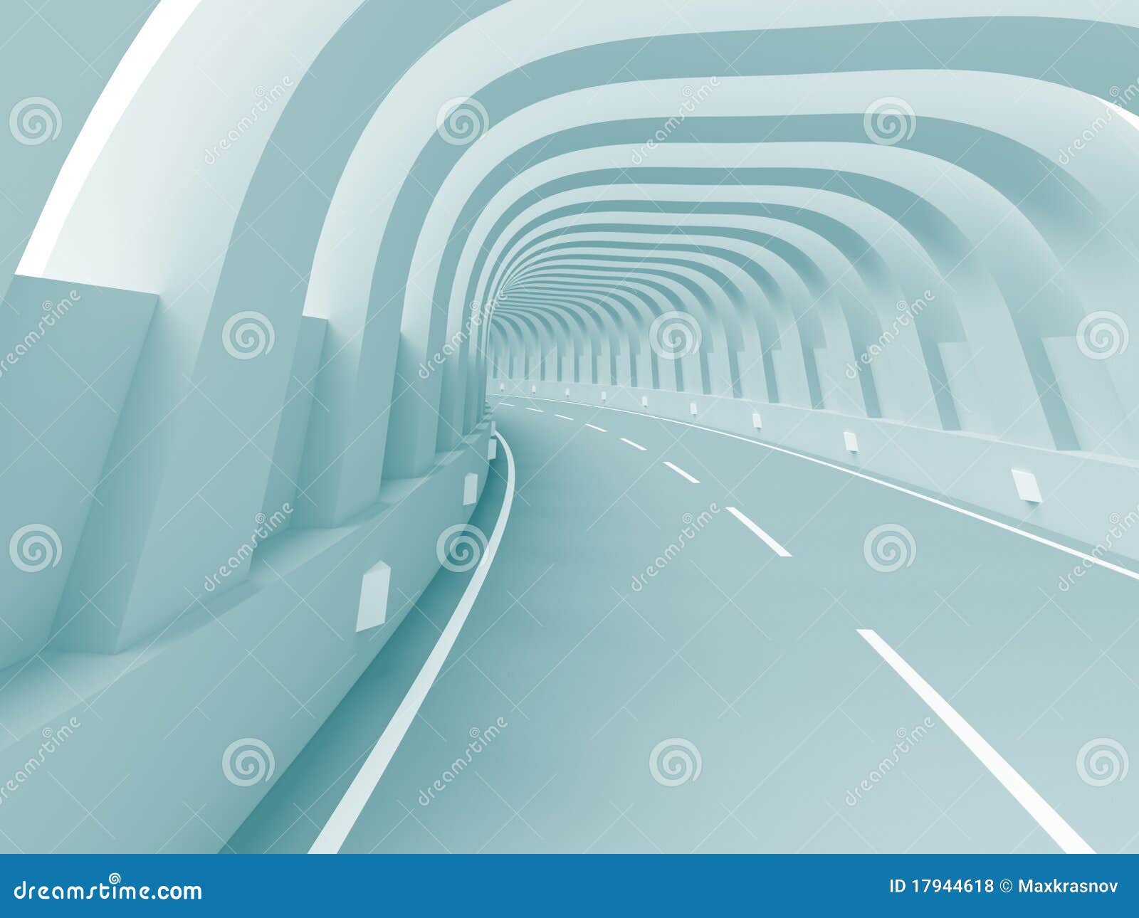 Tunnel stock illustration. Illustration of city, road - 17944618