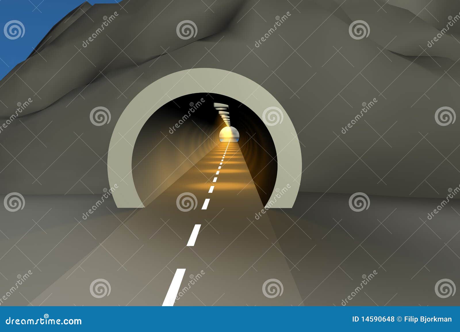 Tunnel 2 illustration stock. Illustration du contexte - 14590648