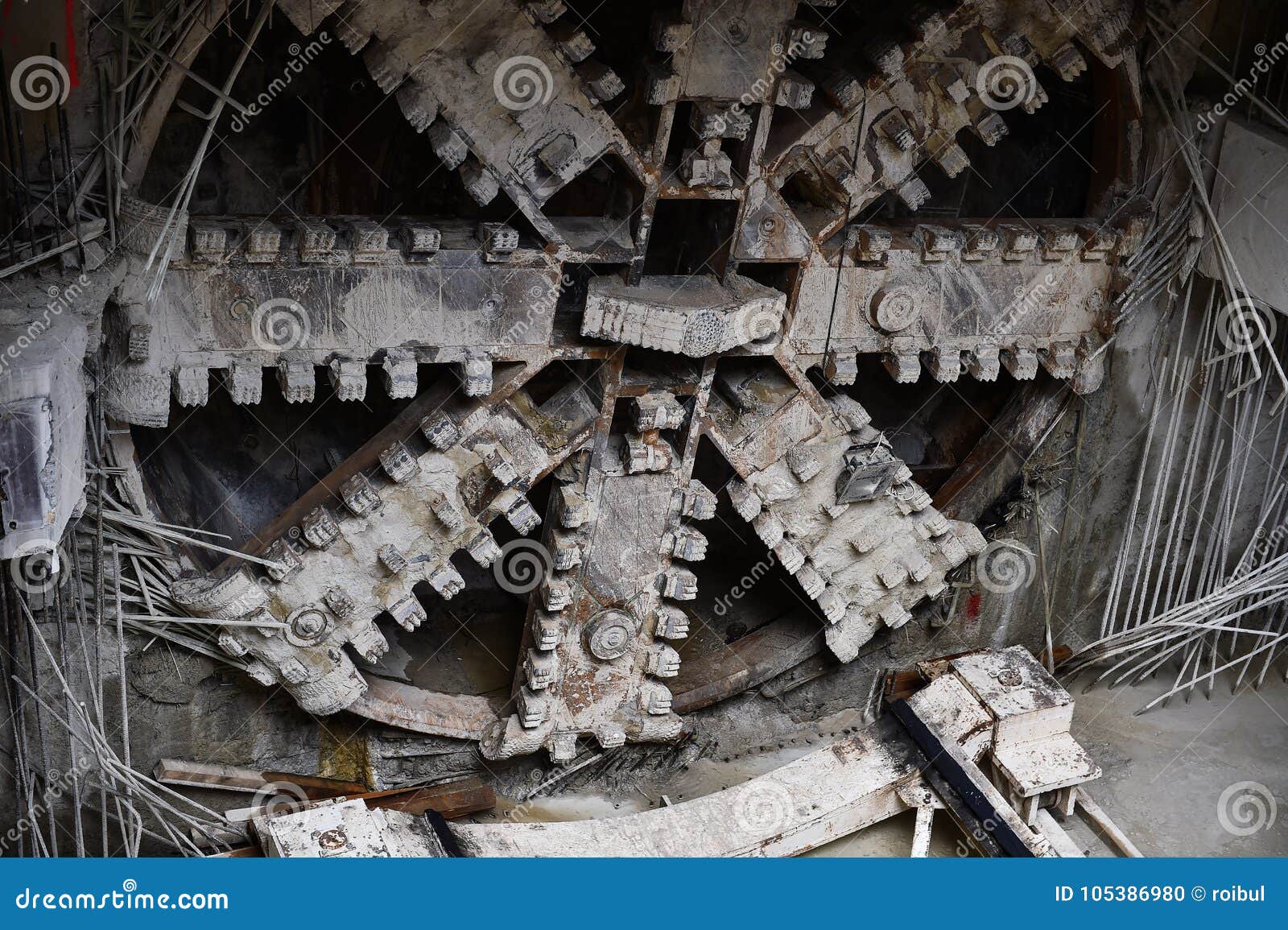 Tunnel Boring Machine In Storm Sewer Collector For Tunneling, Auger ...