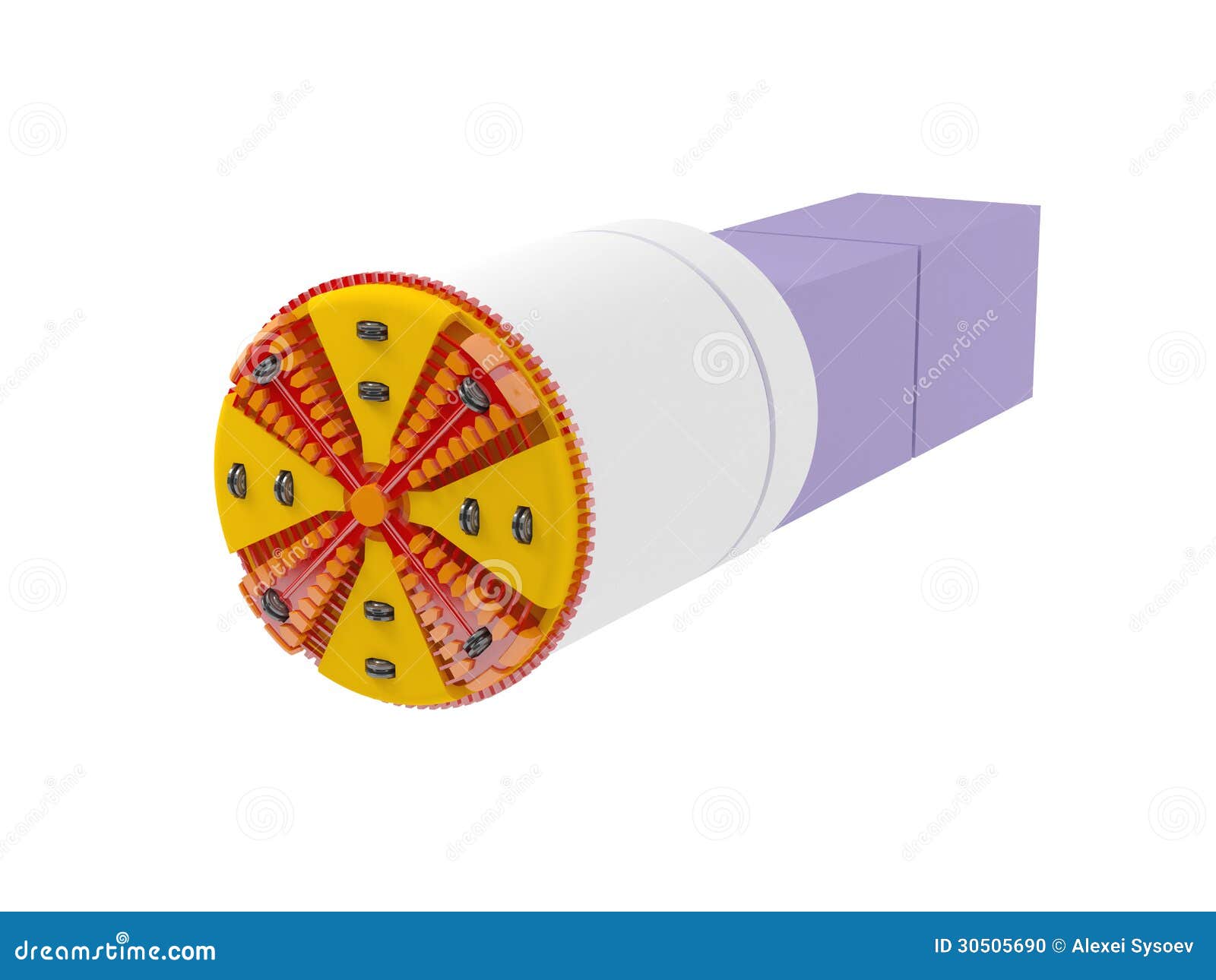 Tunnel Boring Machine Stock Illustration | CartoonDealer.com #30505690