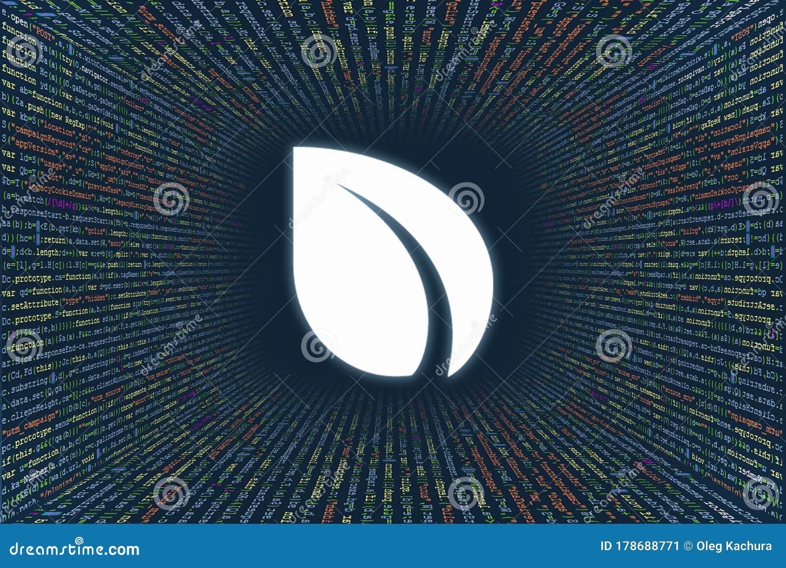 A Tunnel From A Computer Program Code Programmer Strings Of Code Javascript Css And Php