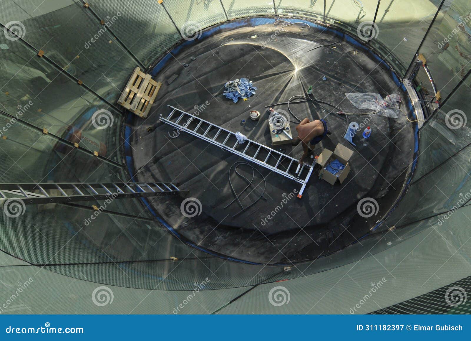Tunnel Construction in Civil Engineering Stock Image - Image of ...