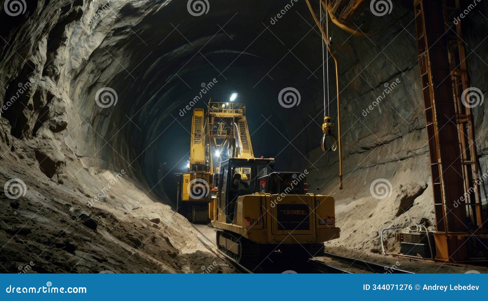 Tunnel Construction Using a Massive Tunnel Boring Machine in an ...