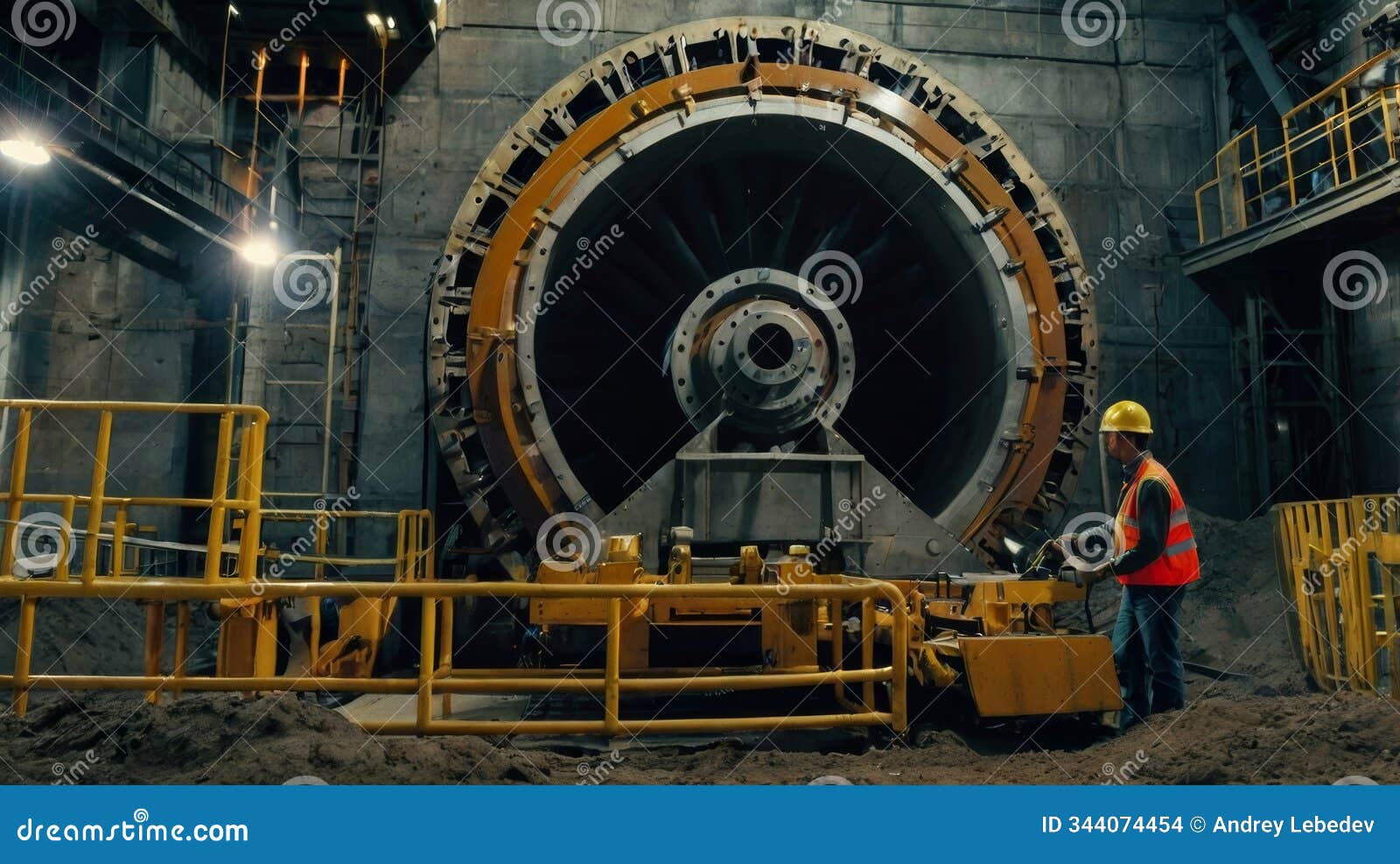 Tunnel Construction Using a Massive Tunnel Boring Machine in an ...