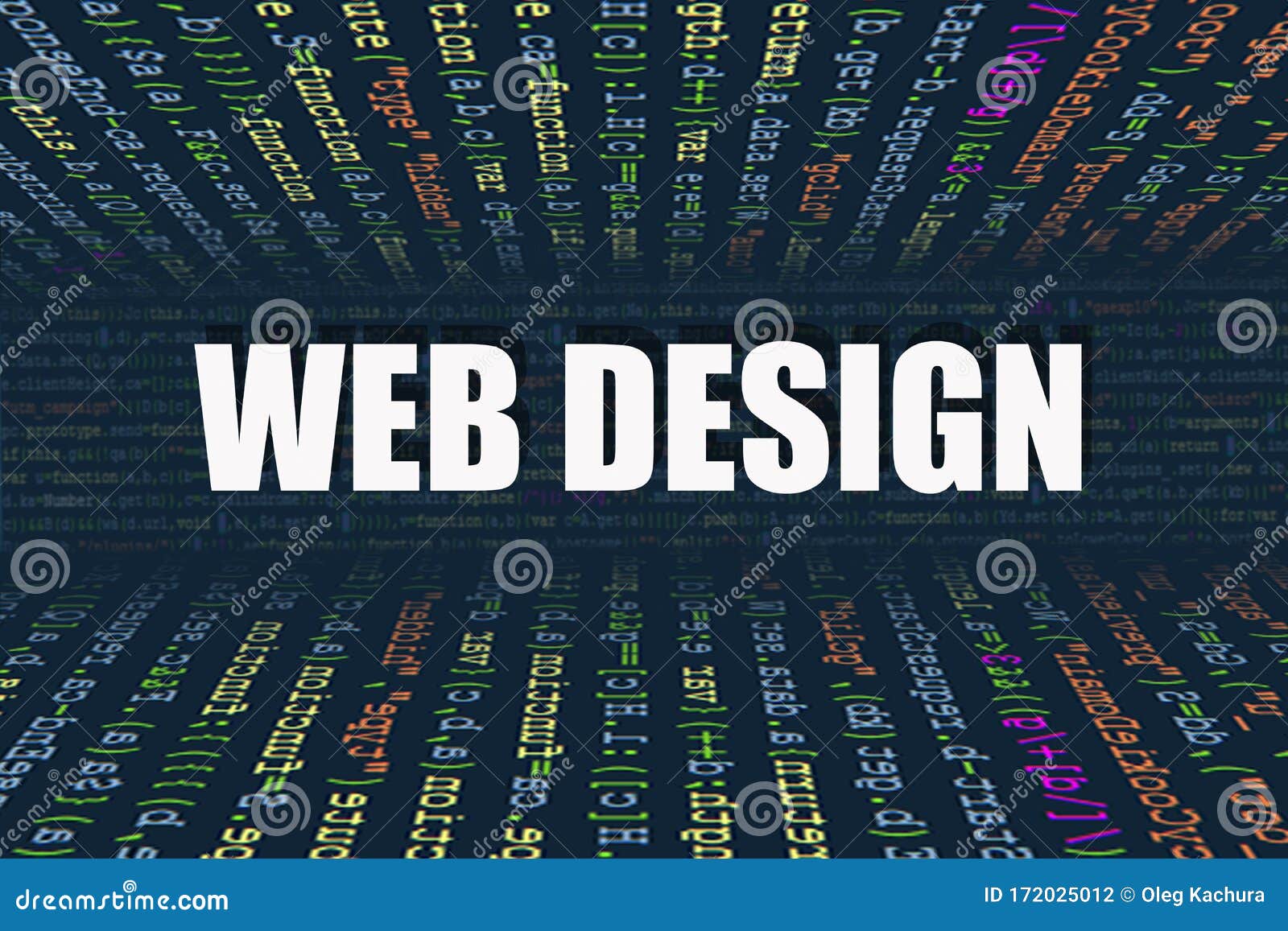 Tunnel De Code De Programme Informatique Lignes De Programmeur Du Script Html Et Css De Code