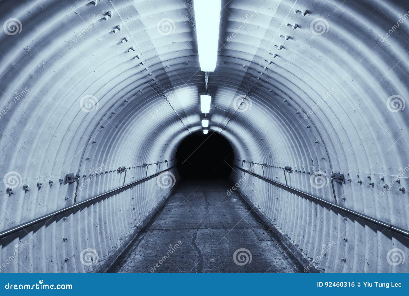 Tunnel stock photo. Image of architecture, dead, diminishing - 92460316