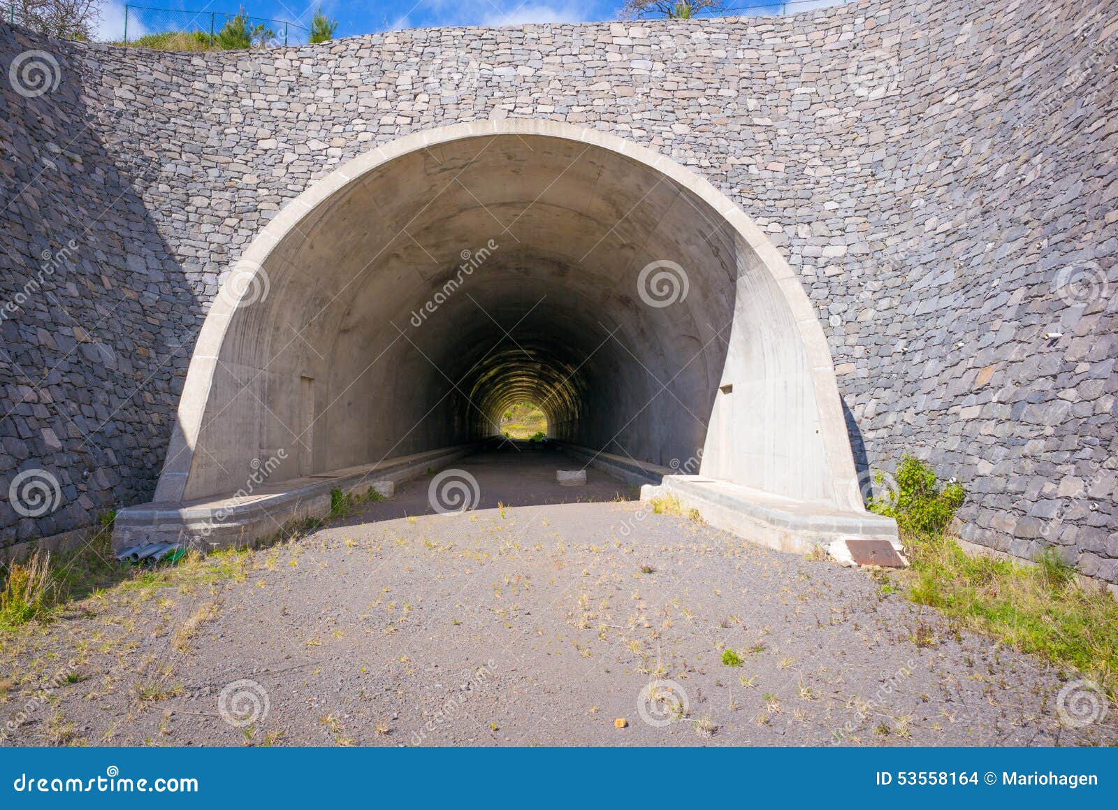 Tunnel entrance stock photo. Image of tunnels, completion - 53558164