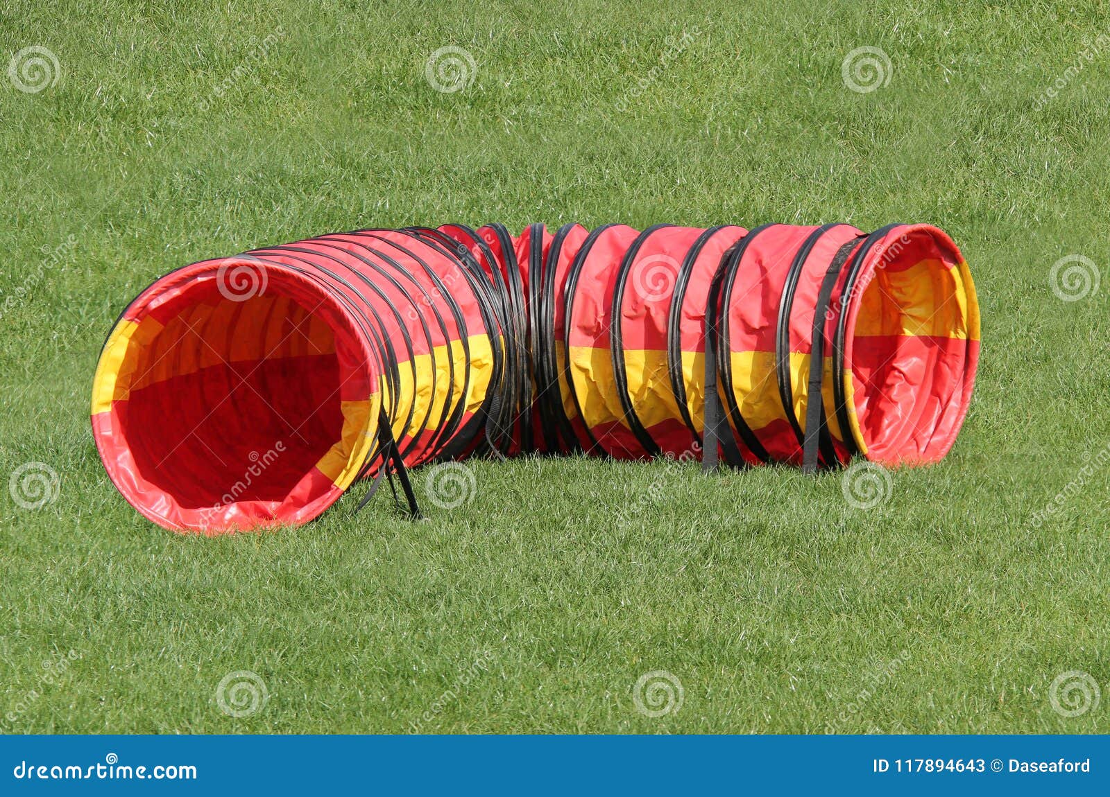 Tunnel Obstacle. stock image. Image of sport, park, outdoor - 117894643