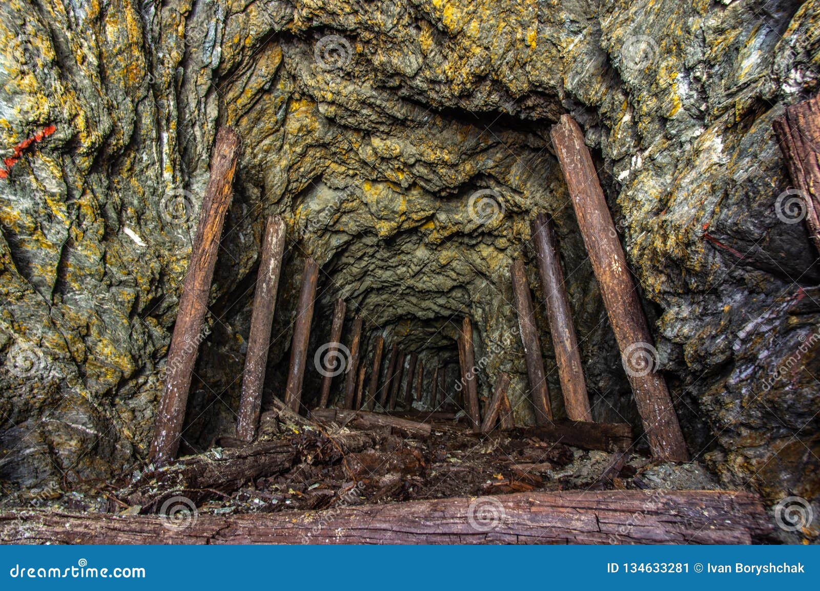 Old gold mine stock image. Image of exploration, earth - 134633281