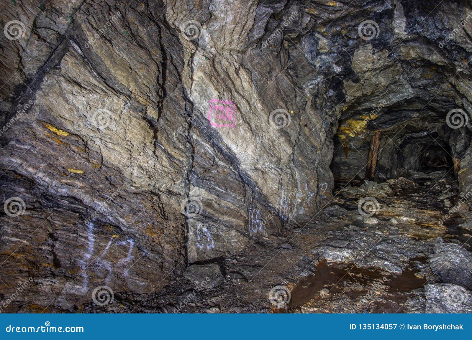 Old gold mine stock image. Image of mineral, abandoned - 135134057