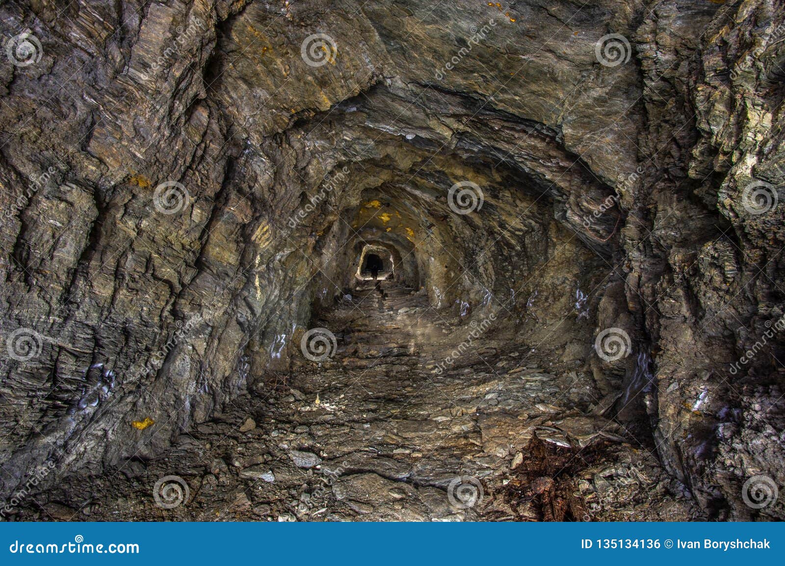 Old gold mine stock photo. Image of light, abandoned - 135134136