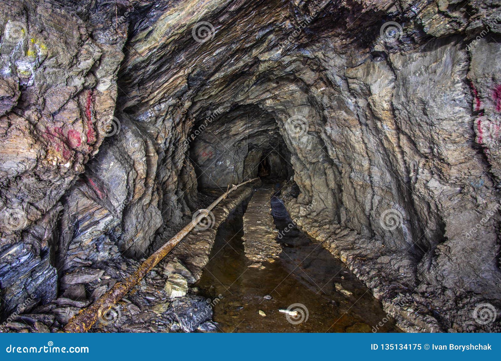 Old gold mine stock image. Image of entrance, goldmine - 135134175