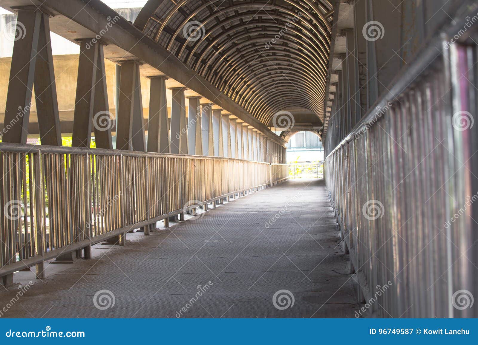 Tunnel of the Overpass,Walkway Background of Overpass,Safety on the ...