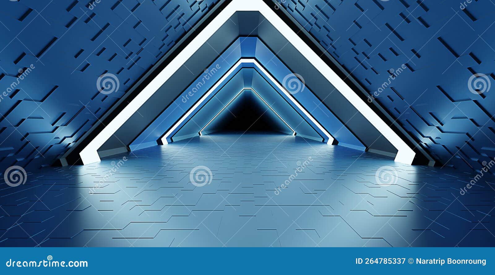 Tunnel Passage Neon Light Laser Techno Cyberspace Technology Hyperloop ...