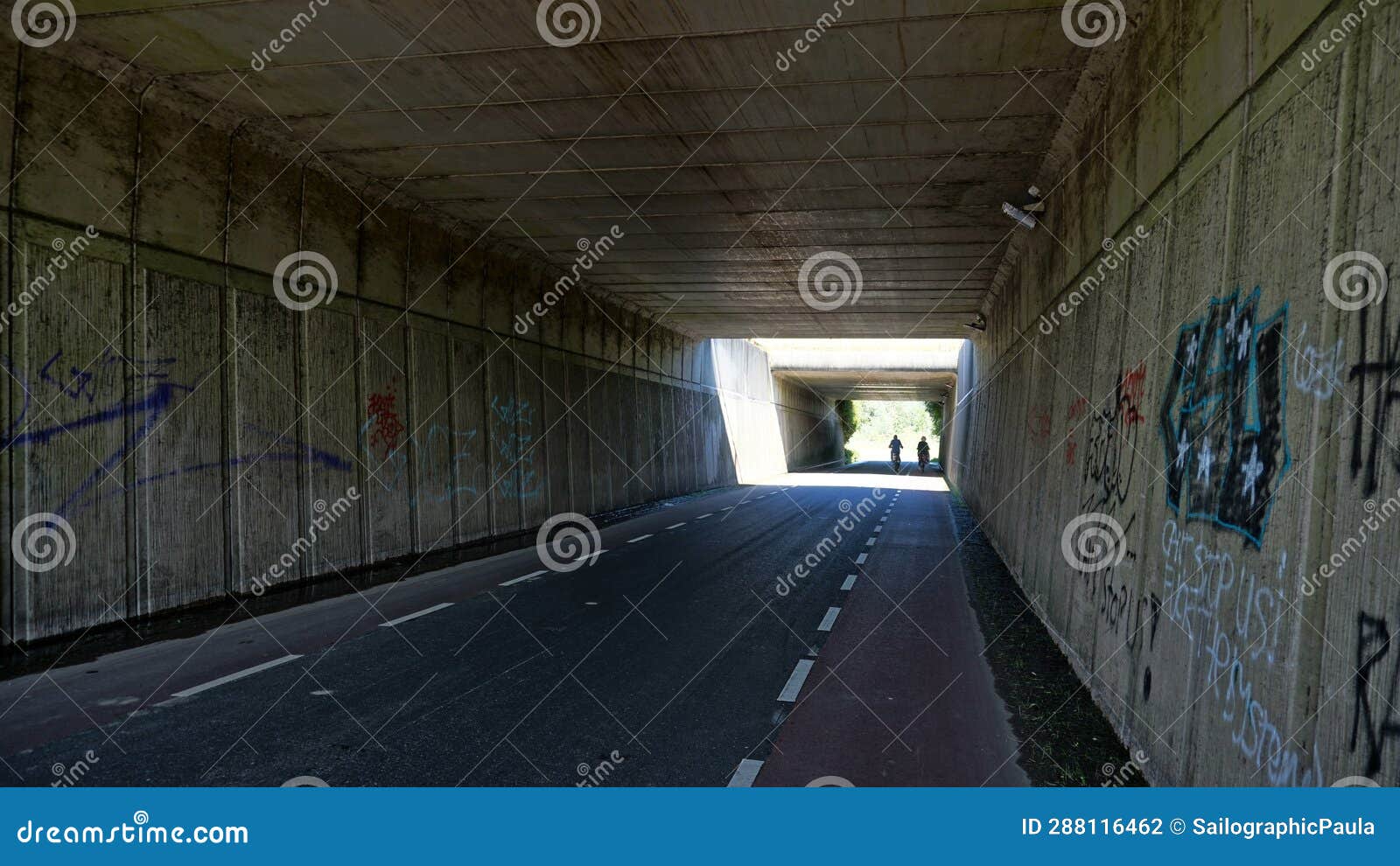 Tunnel for Road Structure. Concrete Structure that Provides Traffic ...