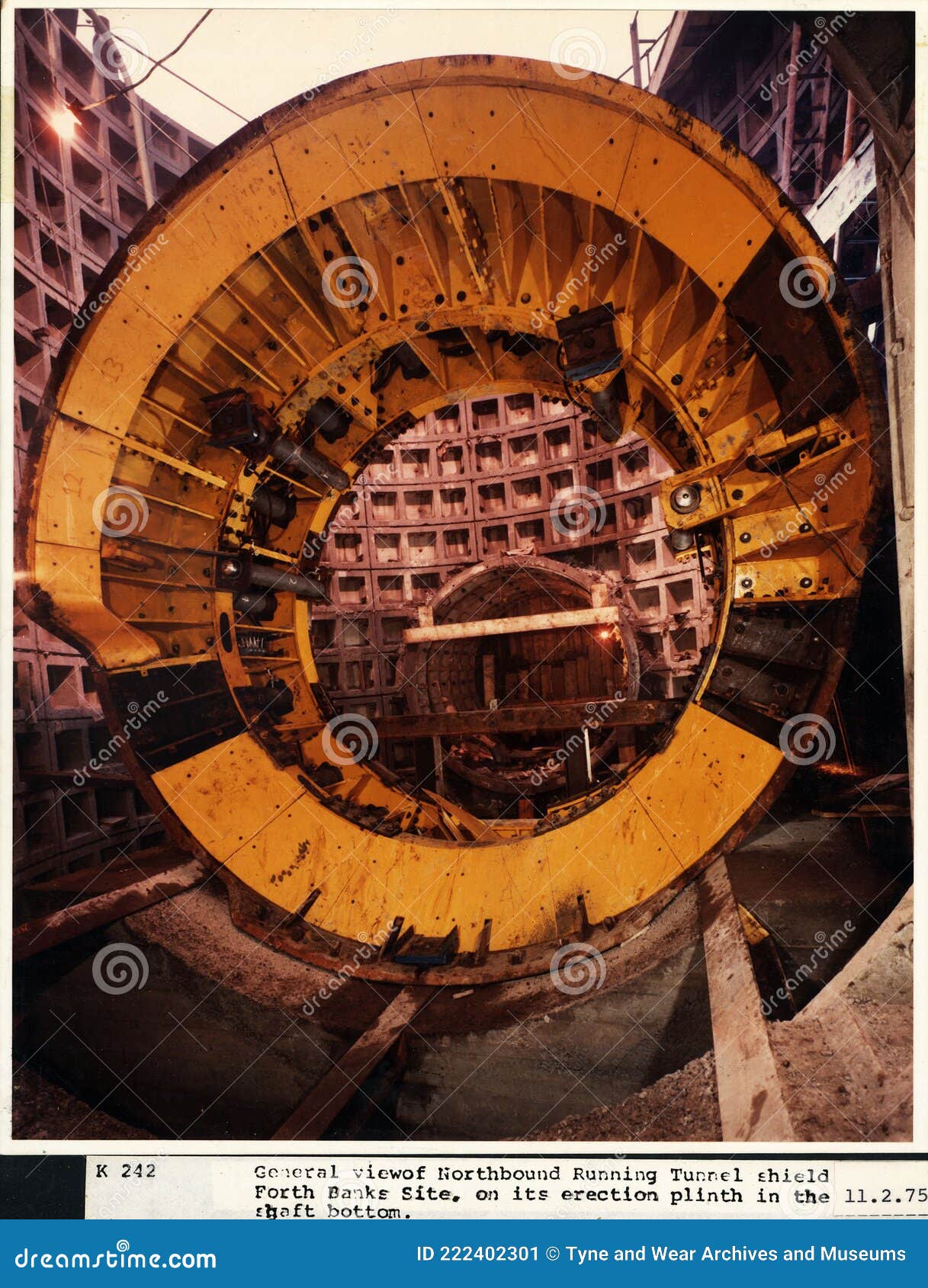 A Tunnel Shield Picture. Image: 222402301
