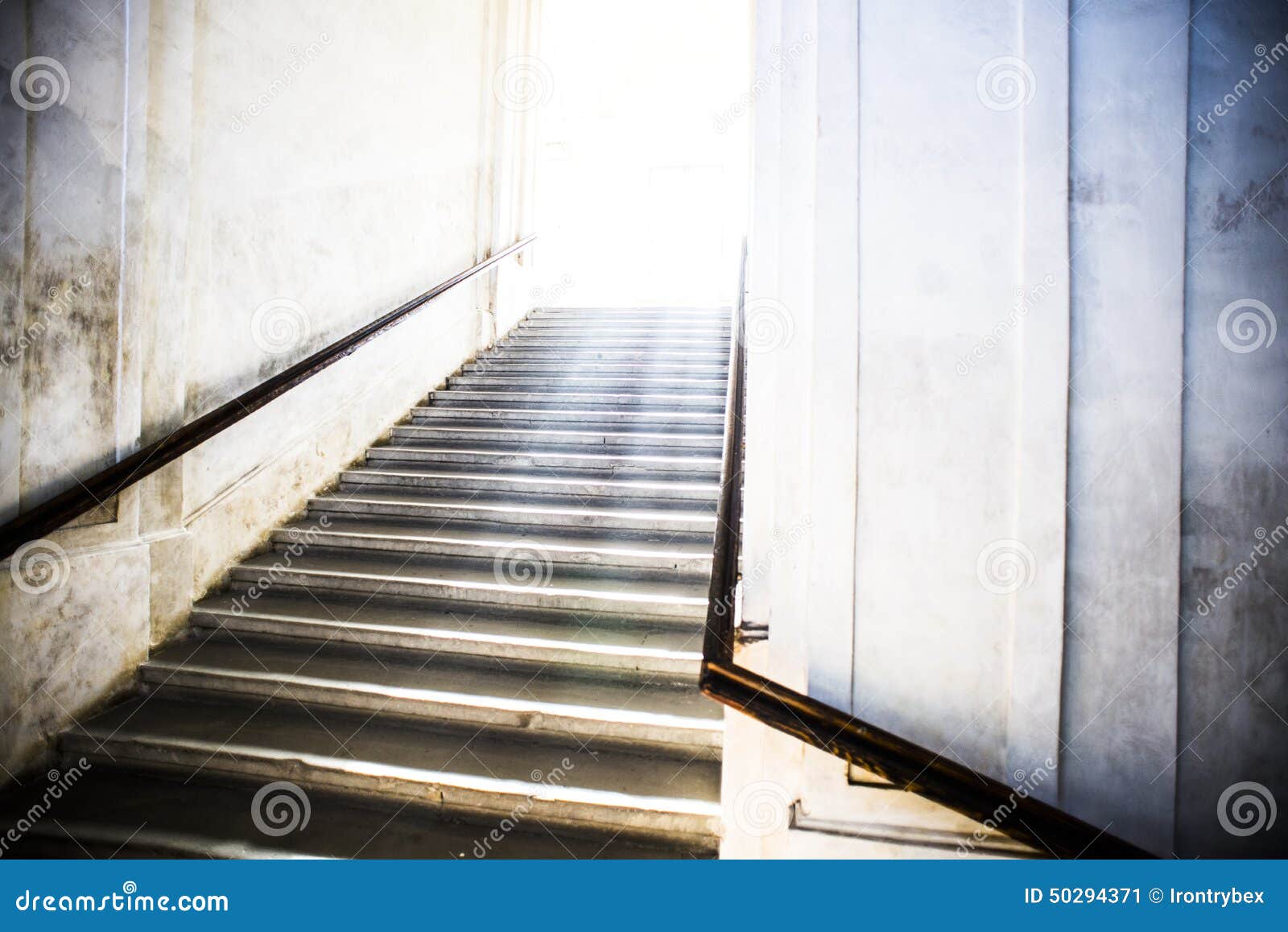 Tunnel Staircase going up stock image. Image of faith - 50294371