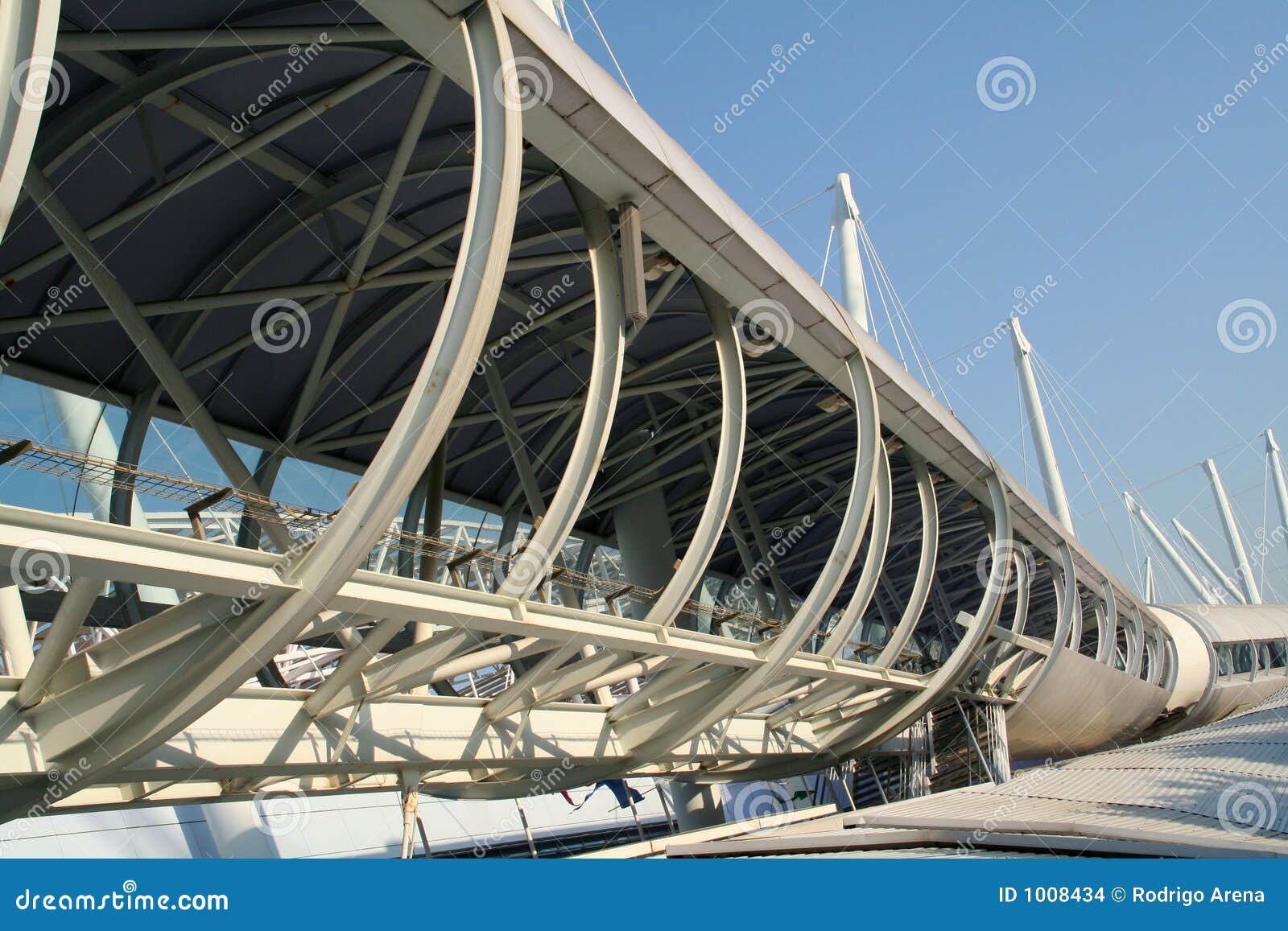 Tunnel Structure stock photo. Image of metal, steel, tunnel - 1008434
