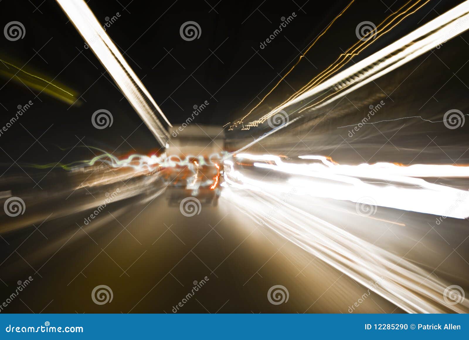 Tunnel Traffic - Speed Motion Capture Stock Photo - Image of pass ...