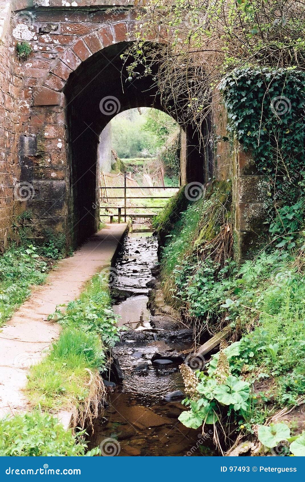 Tunnel Under Railway stock image. Image of communication - 97493