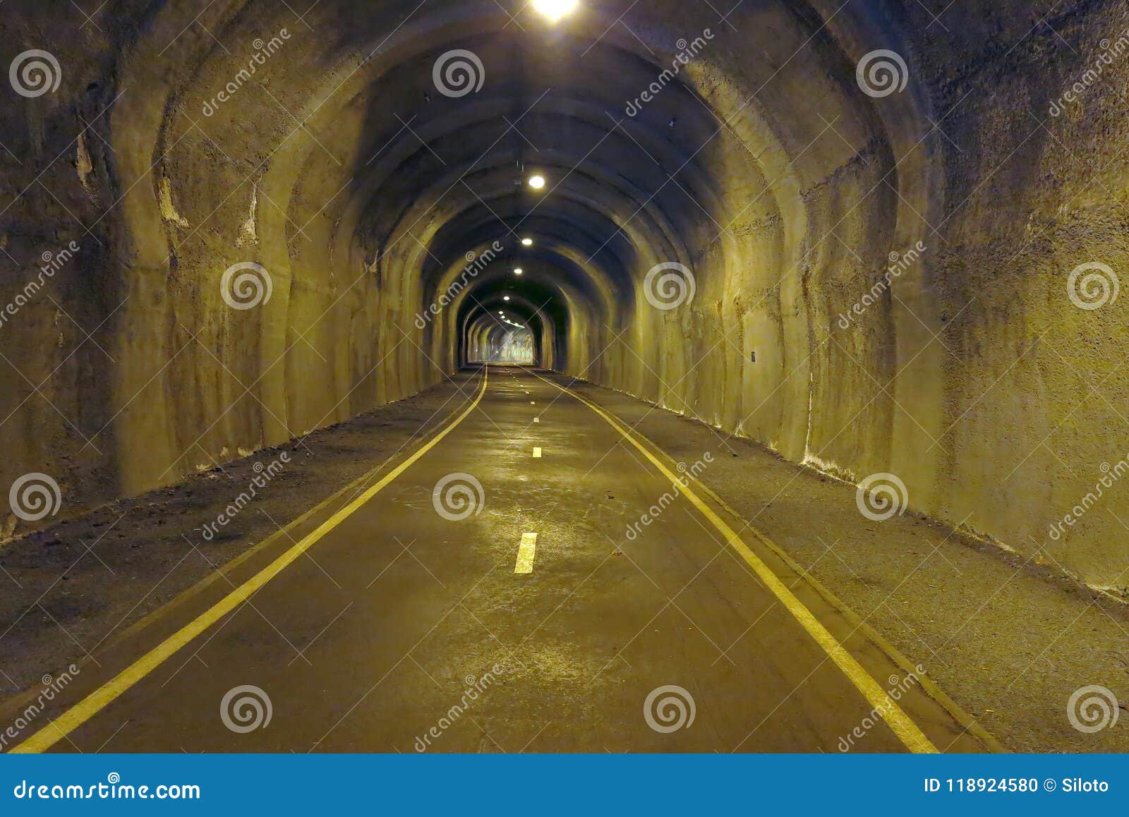 In the Tunnel - Underground Road Stock Photo - Image of transportation ...