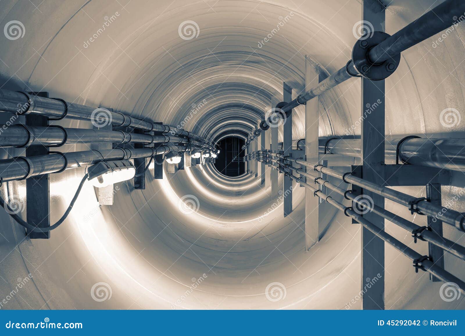 Tunnel stock photo. Image of infrastructure, color, cable - 45292042