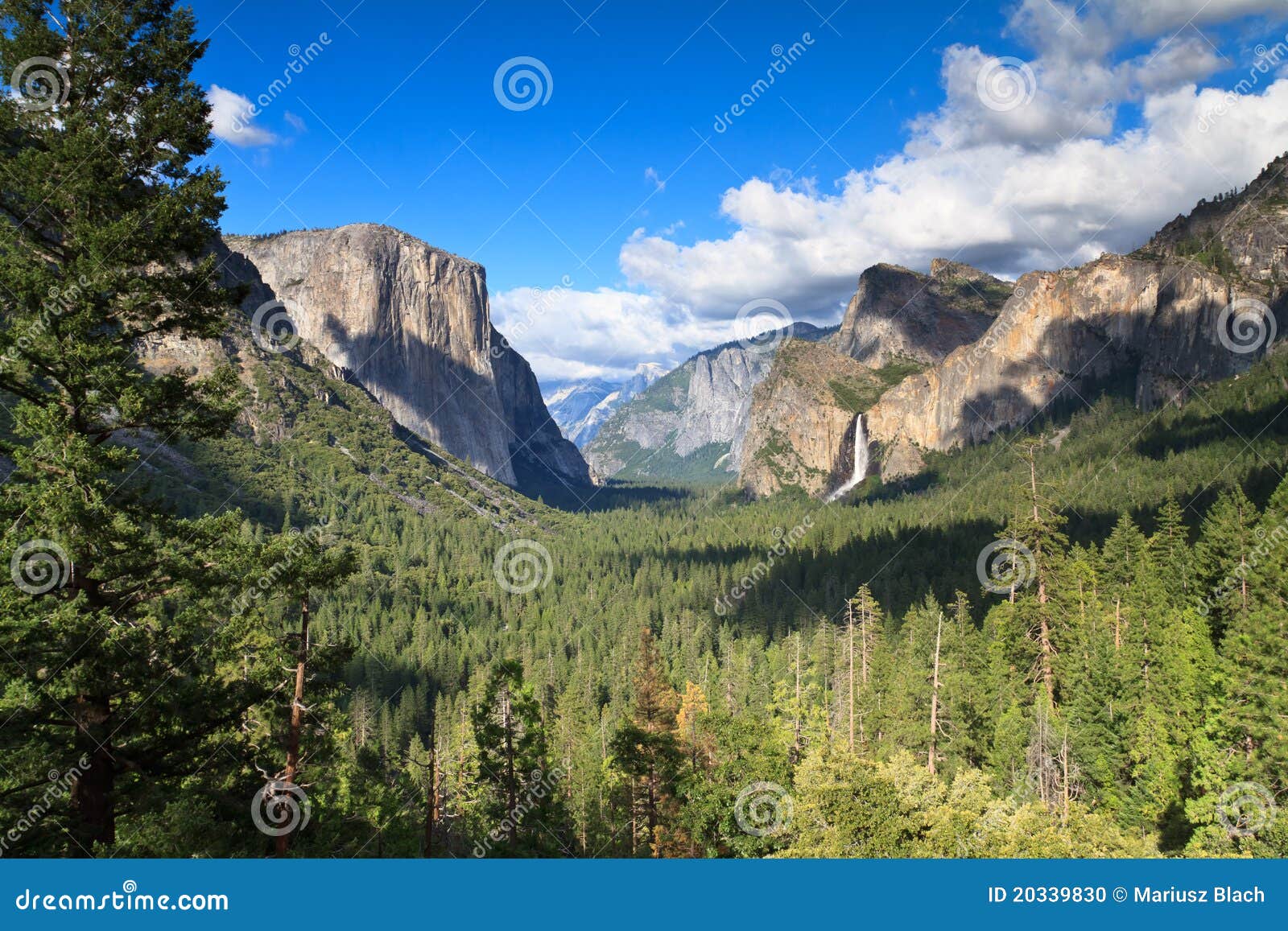 Tunnel View stock photo. Image of america, freedom, national - 20339830
