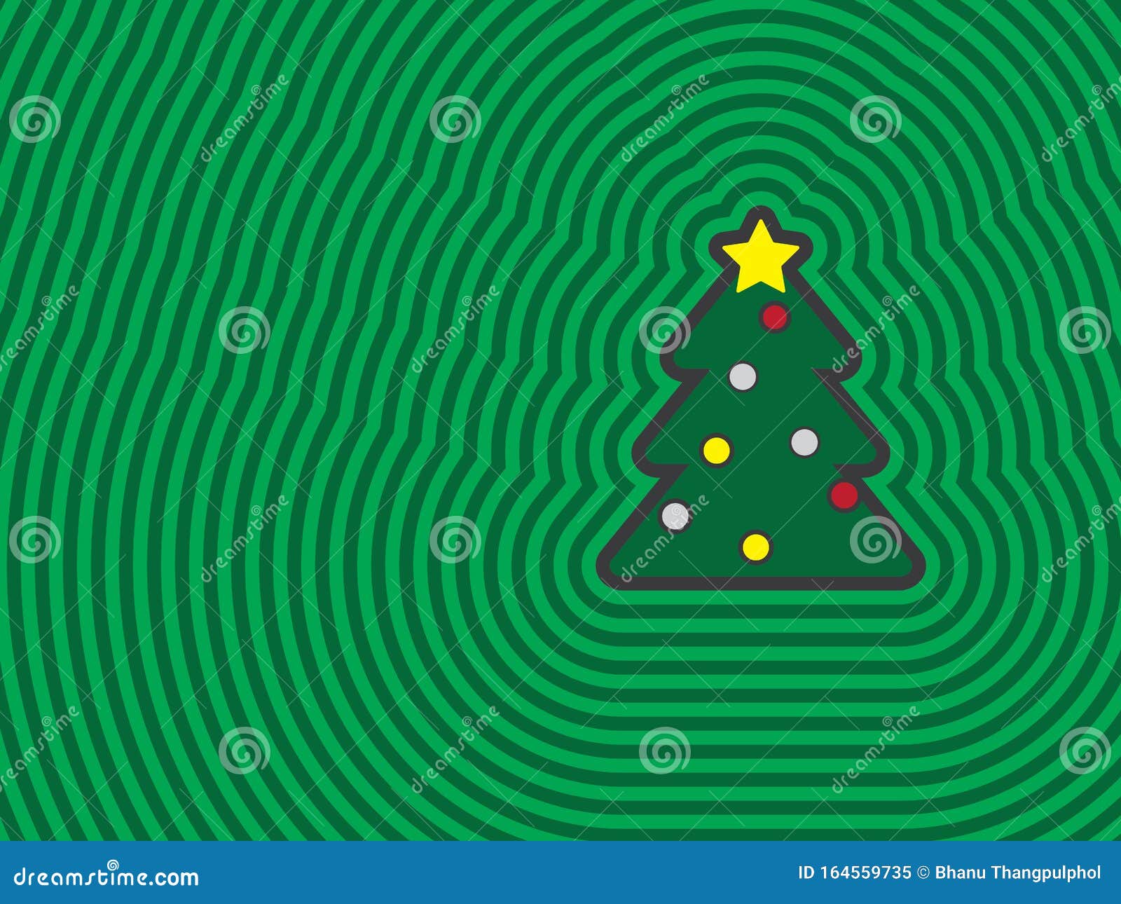 Christmas tree vortex stock vector. Illustration of decoration - 164559735