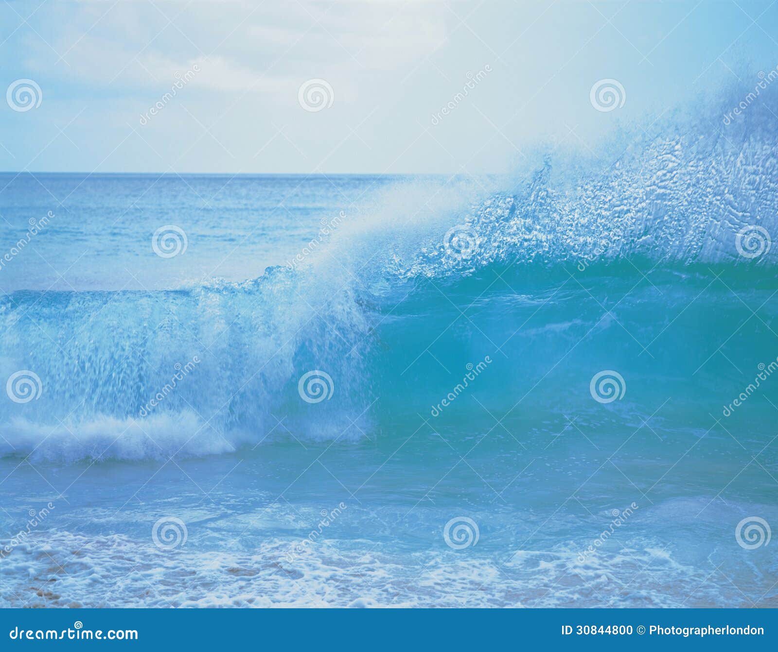 Tunnel wave stock photo. Image of powerful, seascapes - 30844800