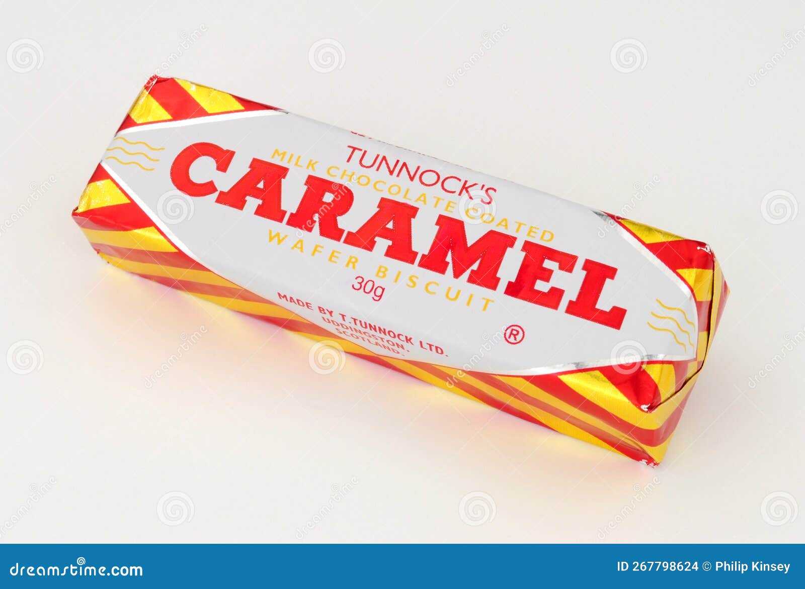 Tunnocks Chocolate Covered Caramel Wafers Editorial Stock Image - Image ...