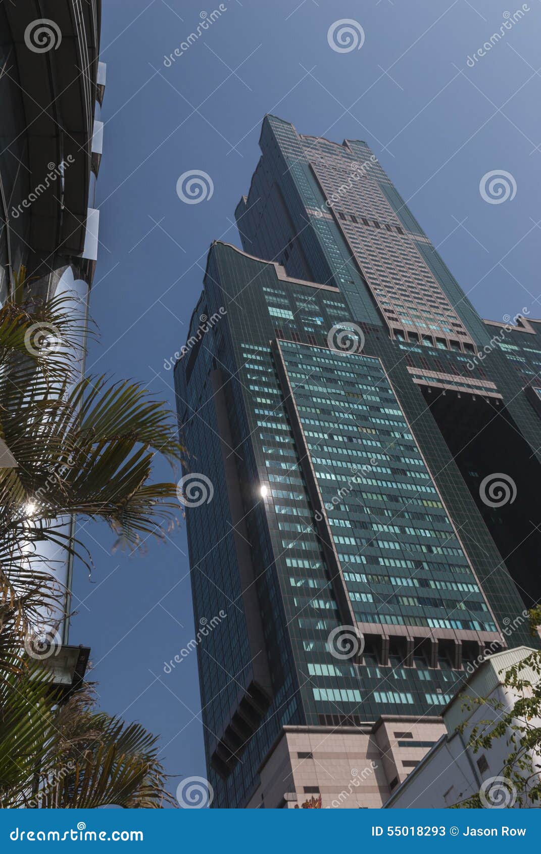 The Tuntex 85 Sky Tower in Koashiung, Taiwan Stock Image - Image of ...