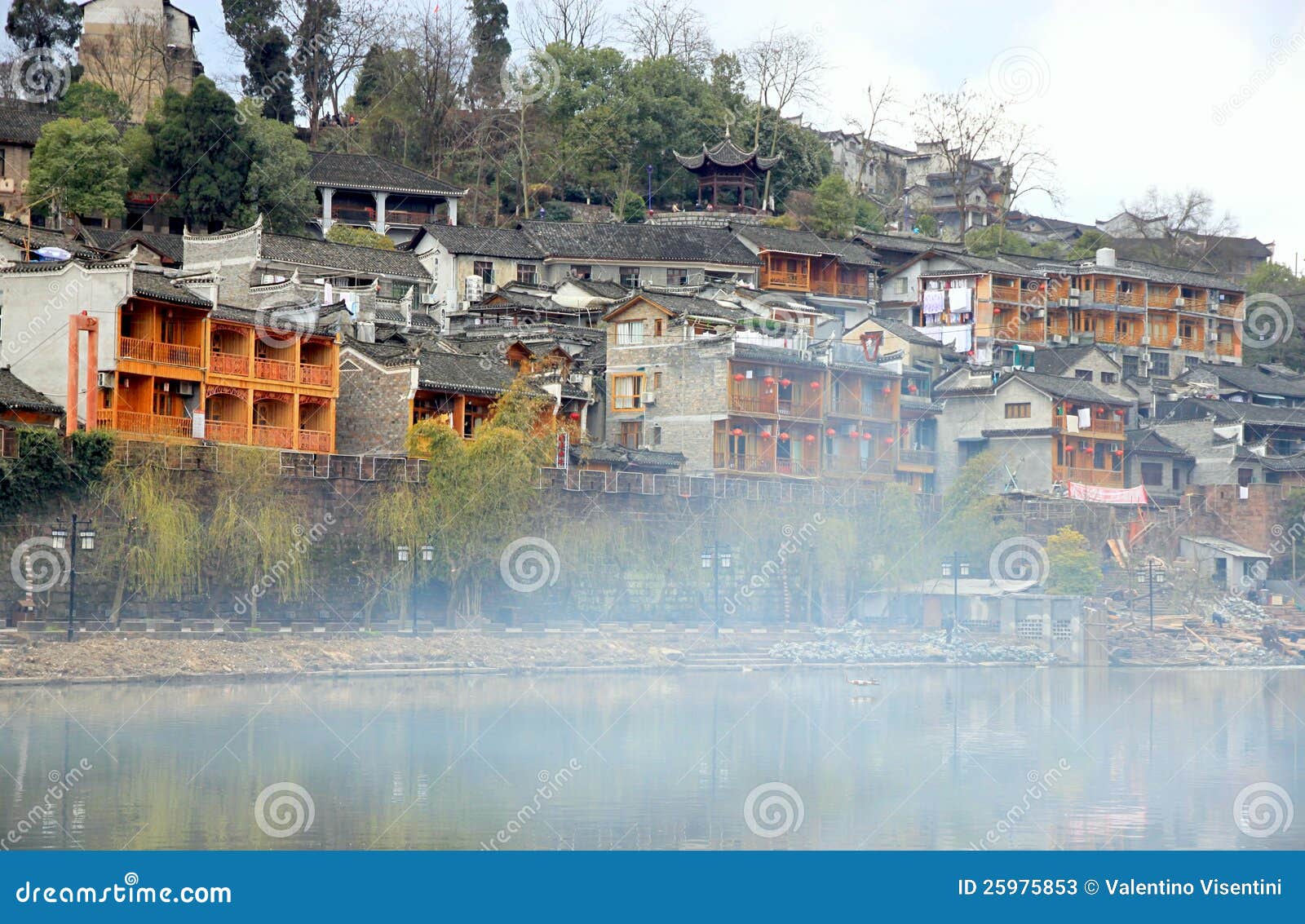Tuojiang River in Fenghuang Editorial Stock Photo - Image of famous ...